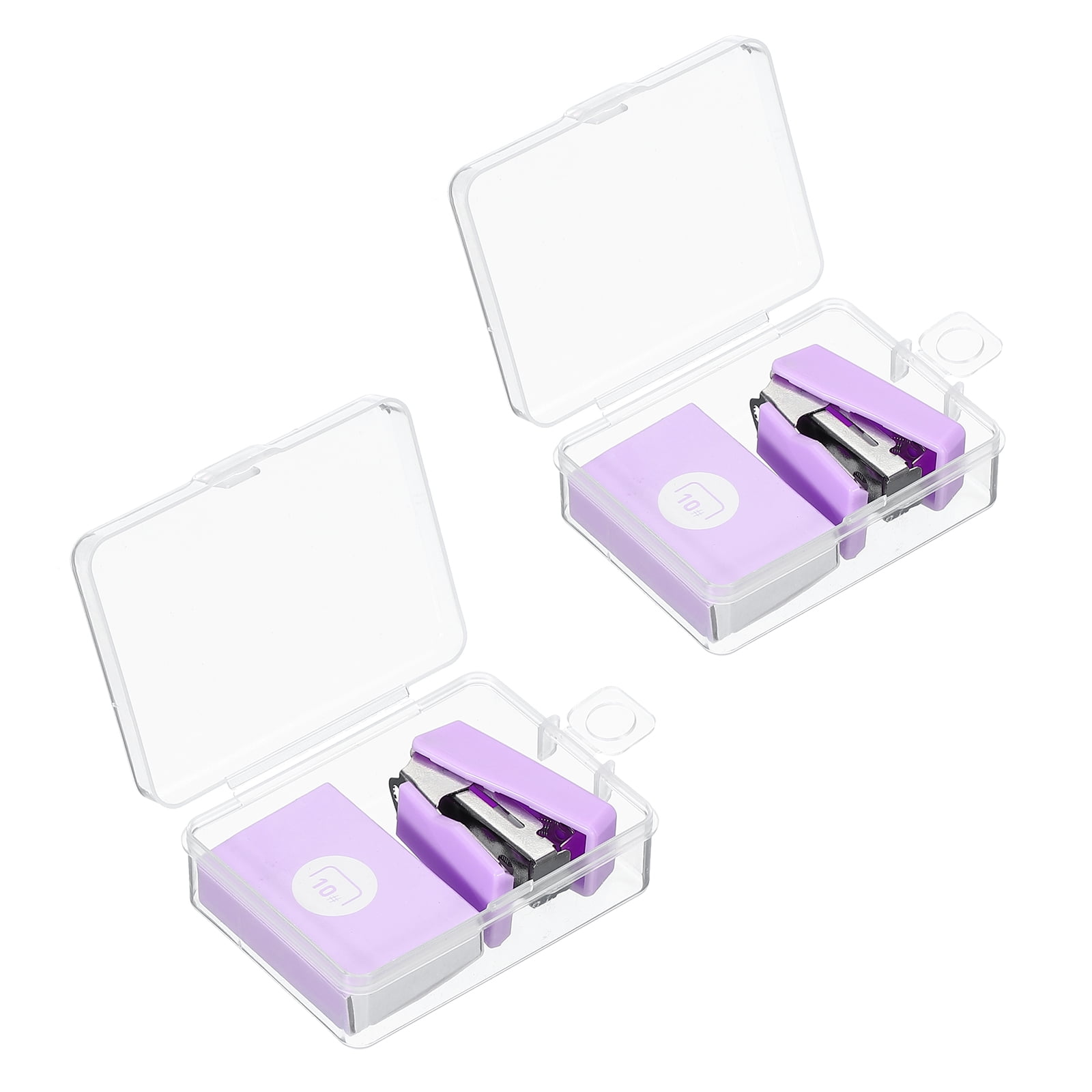 Uxcell 2 Pcs Mini Stapler with 800 Standard Staples Morandi Desktop ...
