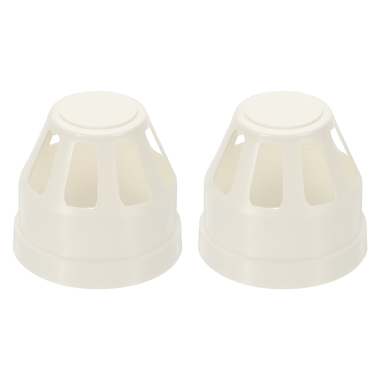 Uxcell 2 Pcs PVC Drain Pipe Vent Cap, 2 Inch Vent Pipe End Cap Cover ...