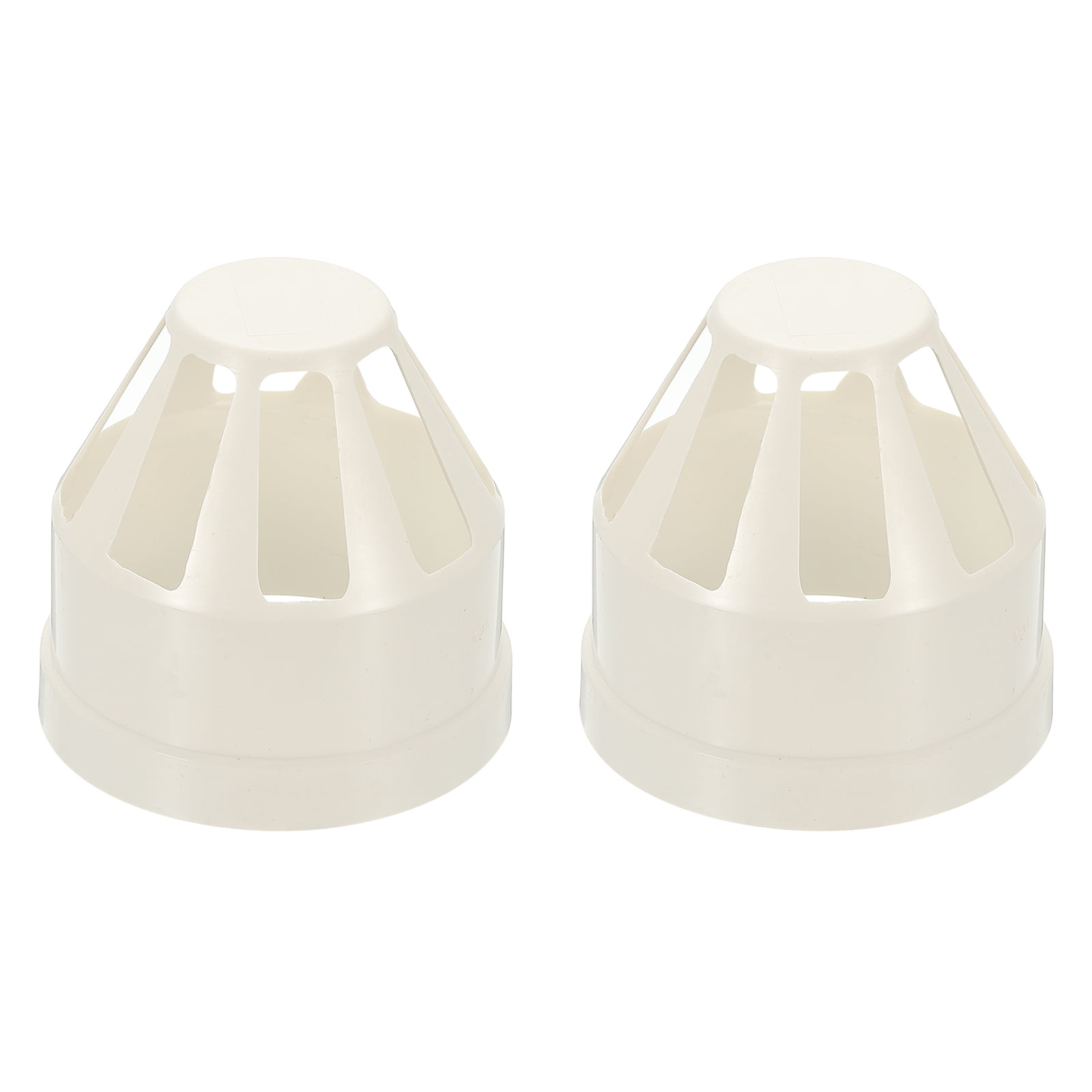 Uxcell 2 Pcs PVC Drain Pipe Vent Cap, 3 Inch Vent Pipe End Cap Cover ...