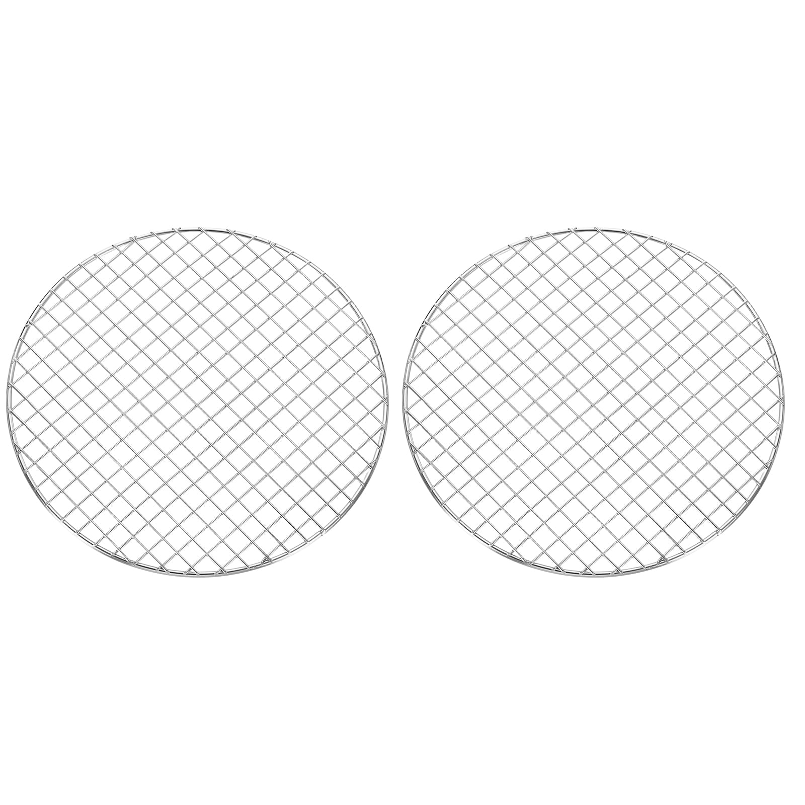 Uxcell 2 Pcs Round Cooking Rack, Dia 10.6 Inch Stainless Steel Grill ...