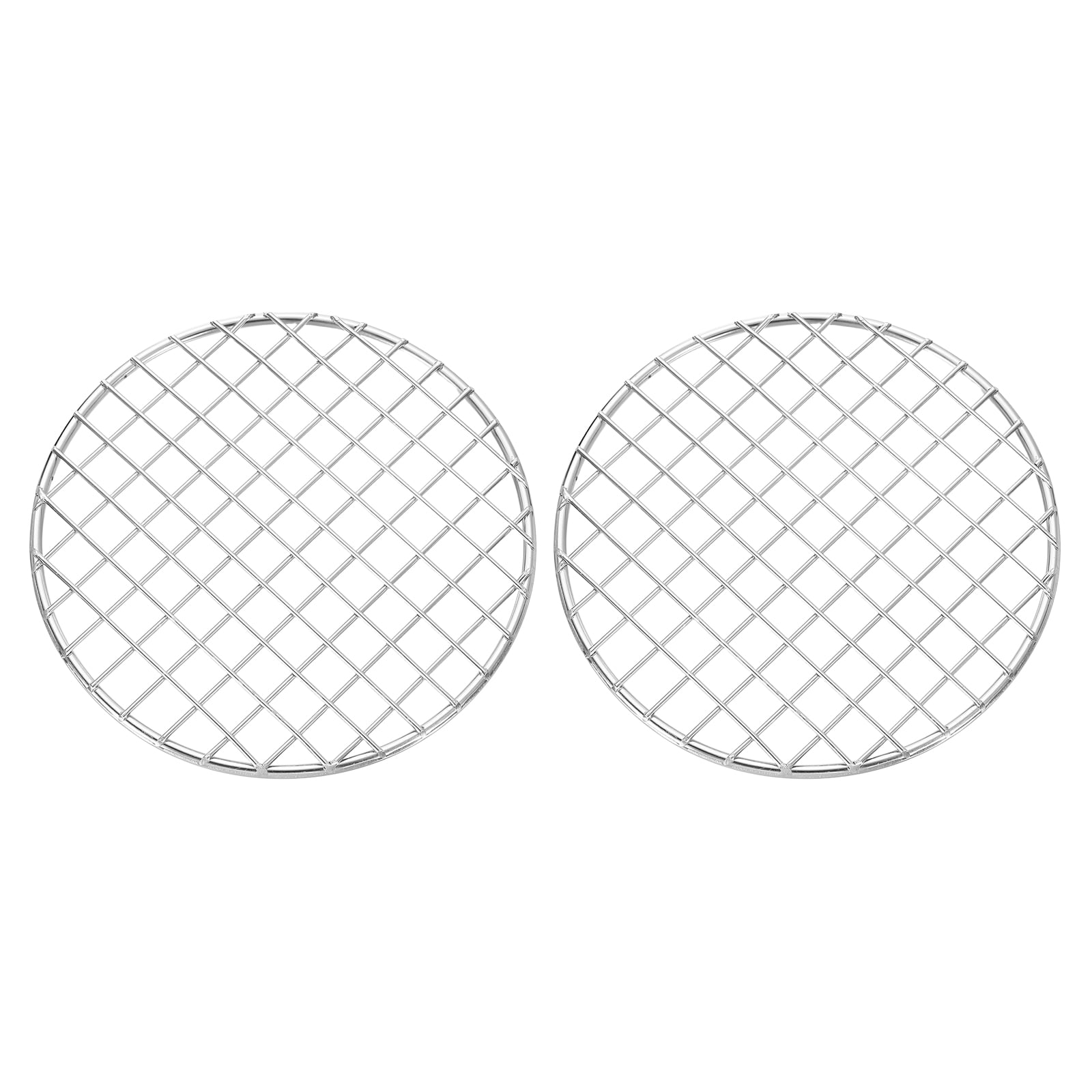 Uxcell 2 Pcs Round Cooking Rack, Dia 5.9 Inch Stainless Steel Grill ...