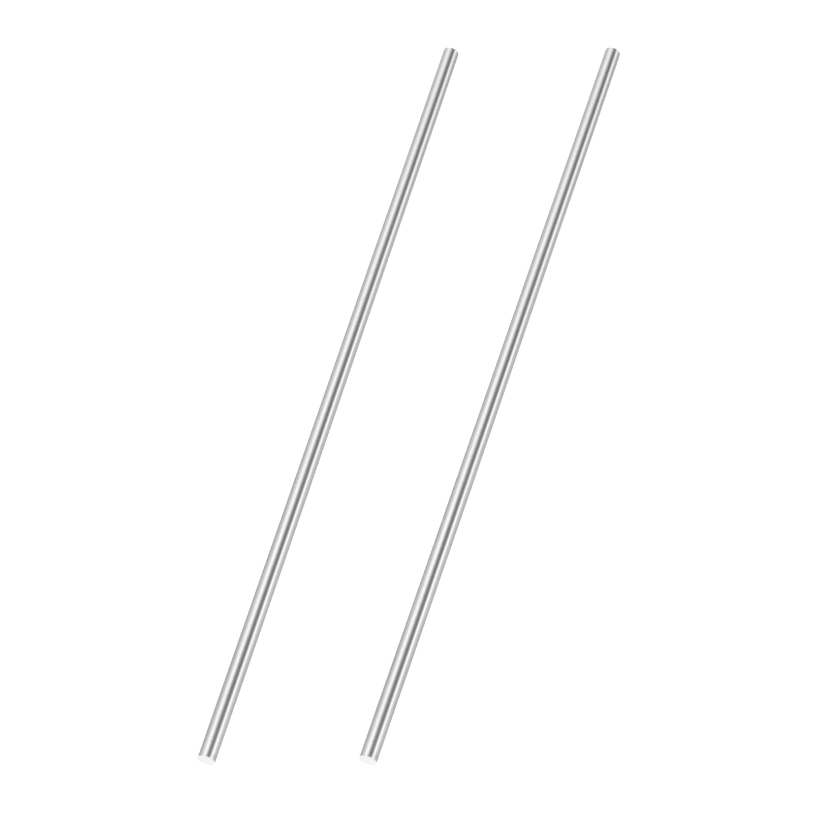 Uxcell 2 Pcs Round Steel Rod 4mm Diameter HSS Lathe Bar Stock Tool ...