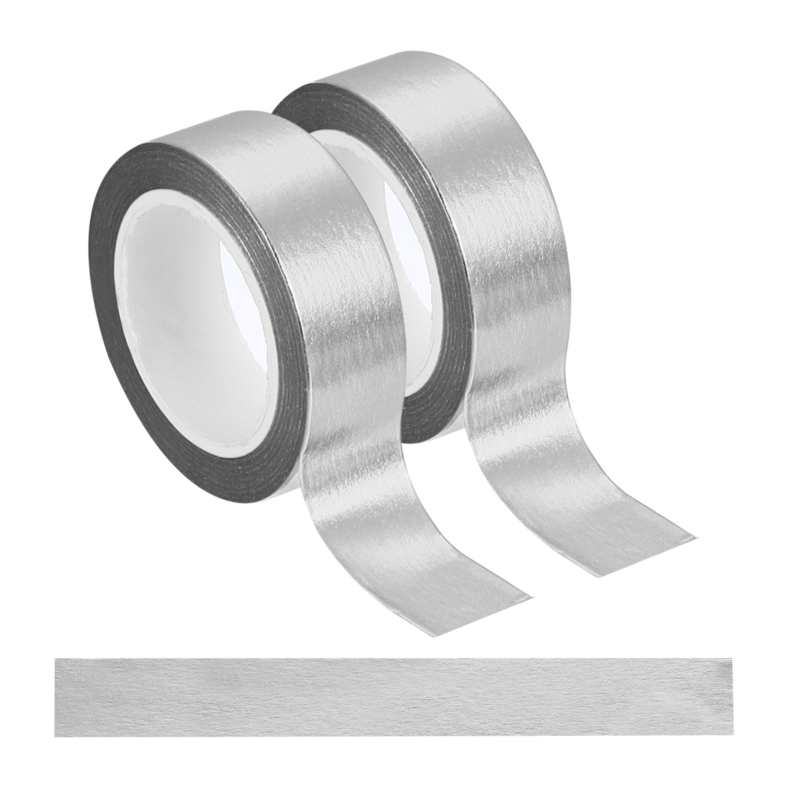 Uxcell Washi Tape for DIY Crafts Scrapbooking Decoration Silver 0.6" x ...