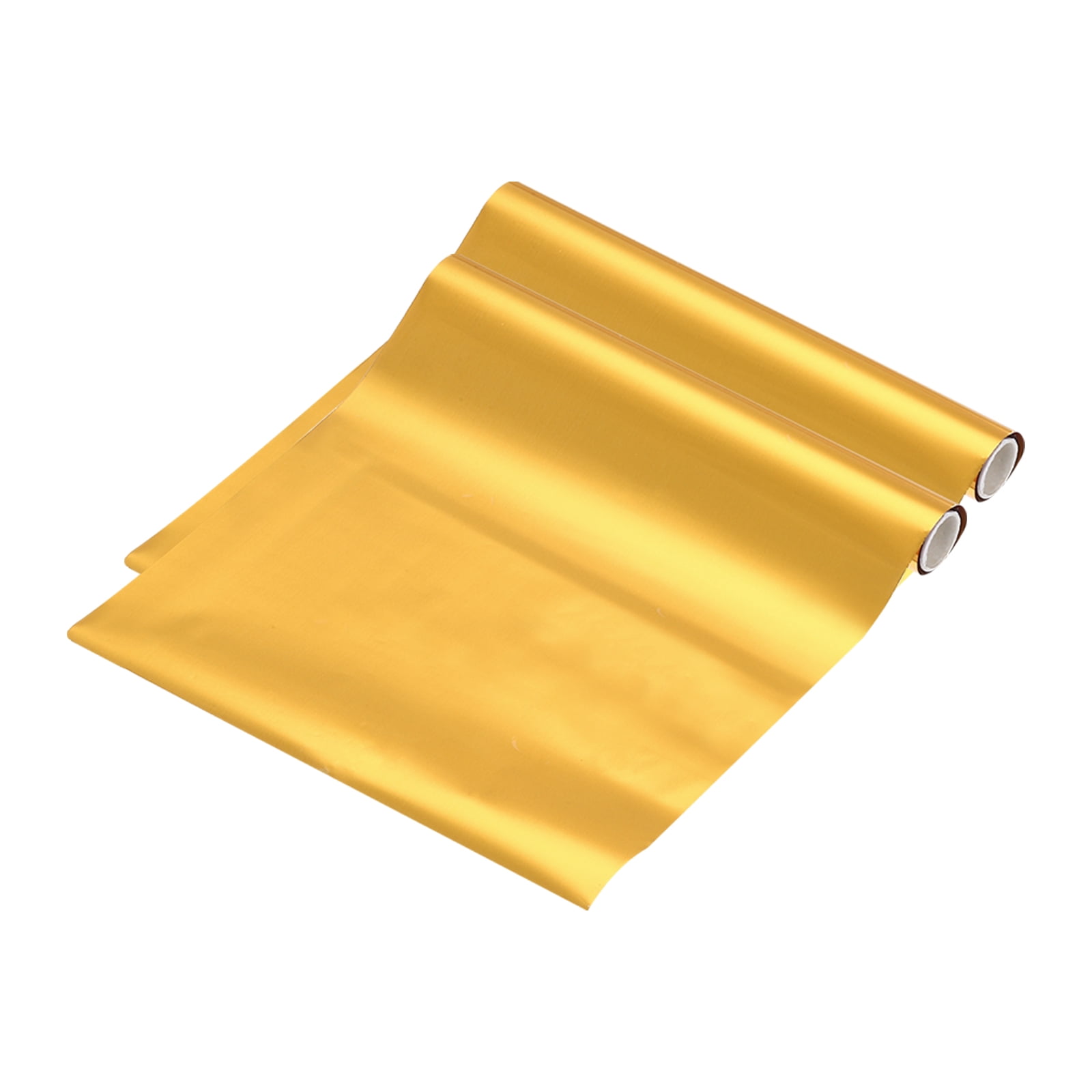 Uxcell 2 Pcs Toner Reactive Foil Metallic Transfer Hot Foil Roll Foil ...