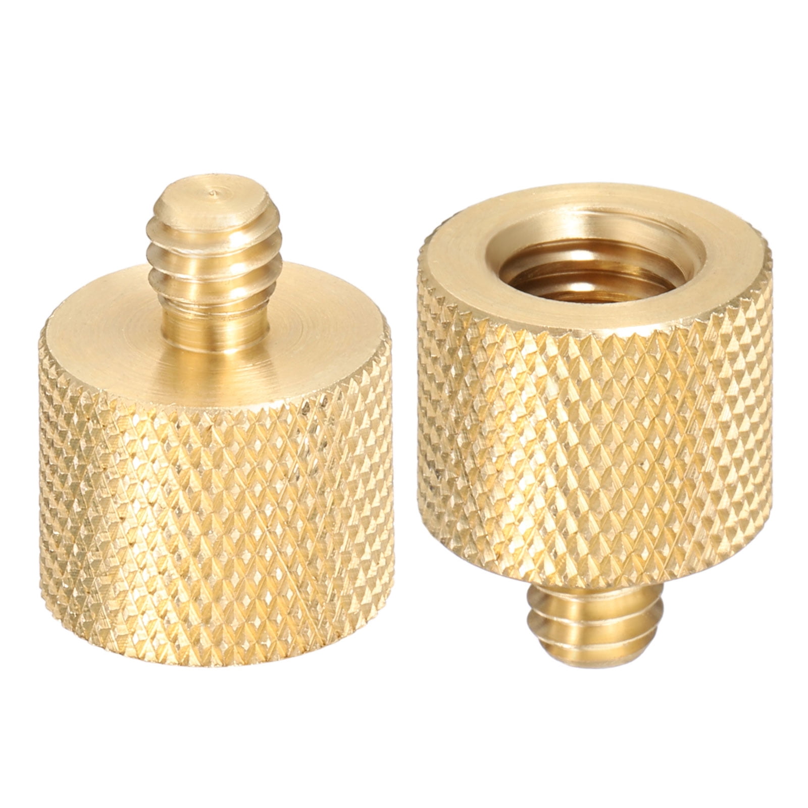 Uxcell 2 Pcs Tripod Thread Adapter Mount, Copper Standard Screw Adapter ...