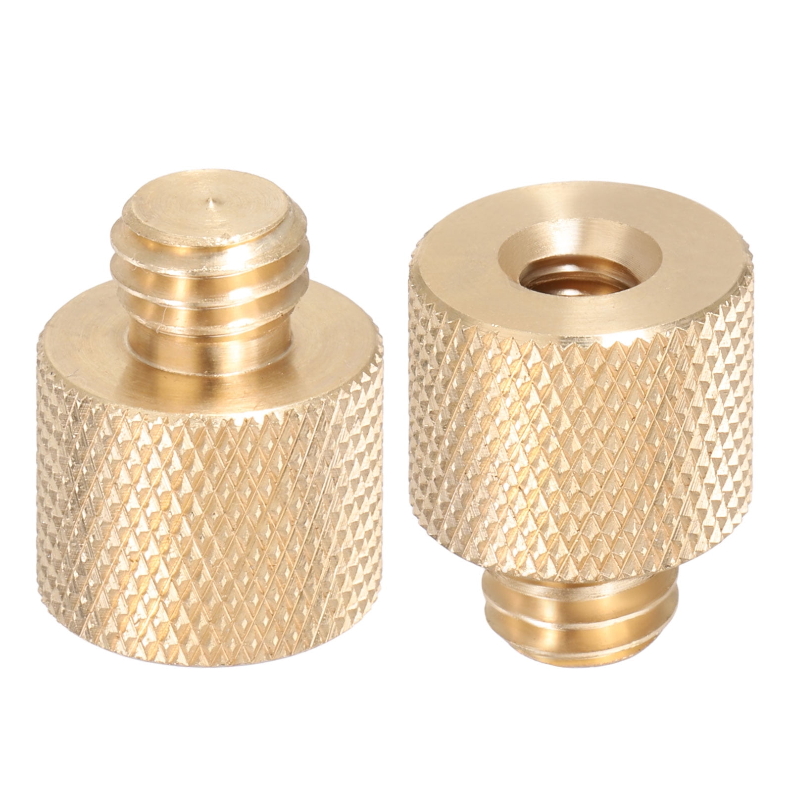 Uxcell 2 Pcs Tripod Thread Adapter Mount, Copper Standard Screw Adapter ...