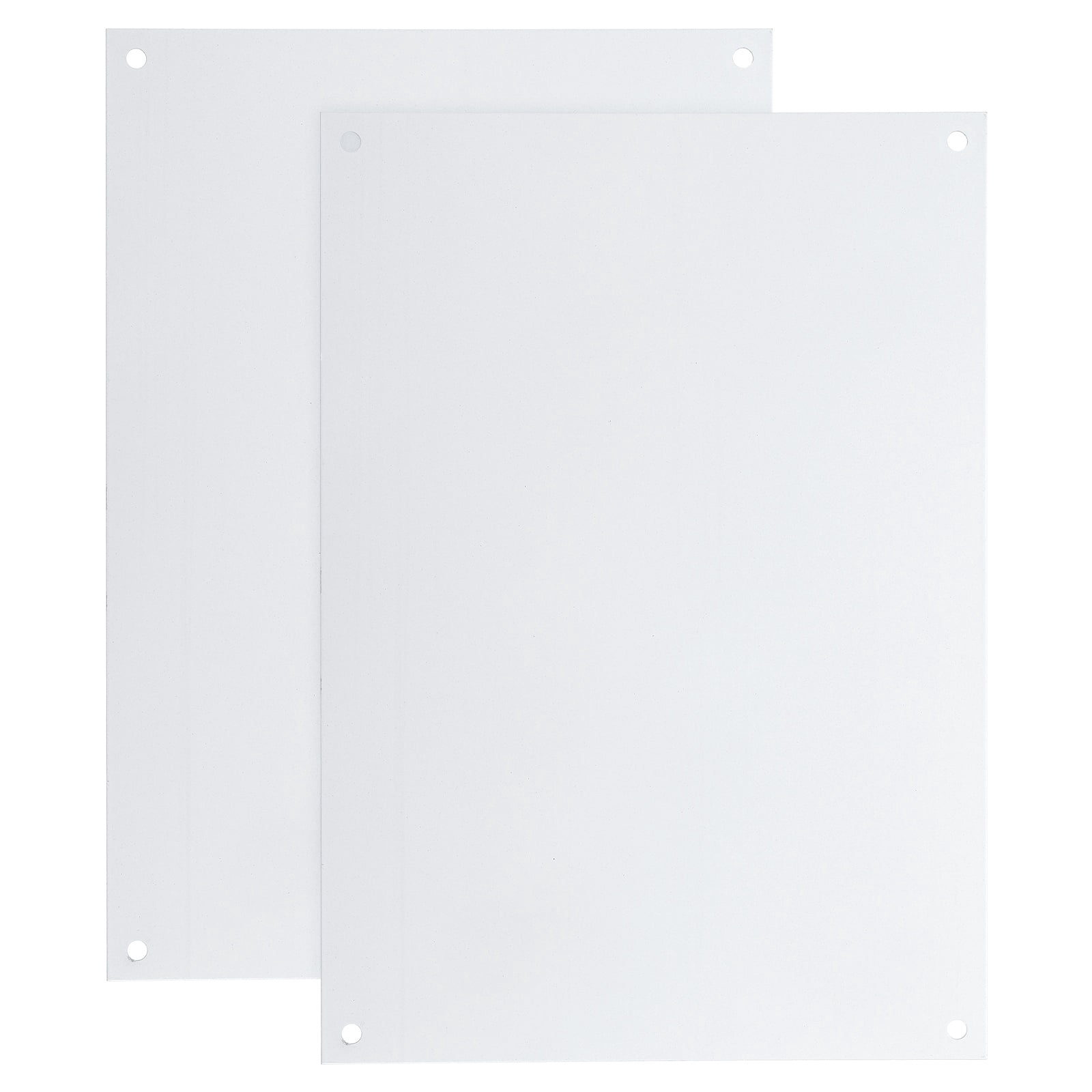 Uxcell 2 Pcs White Blank Metal Sign, 13.8x9.8" Blank Sublimation ...