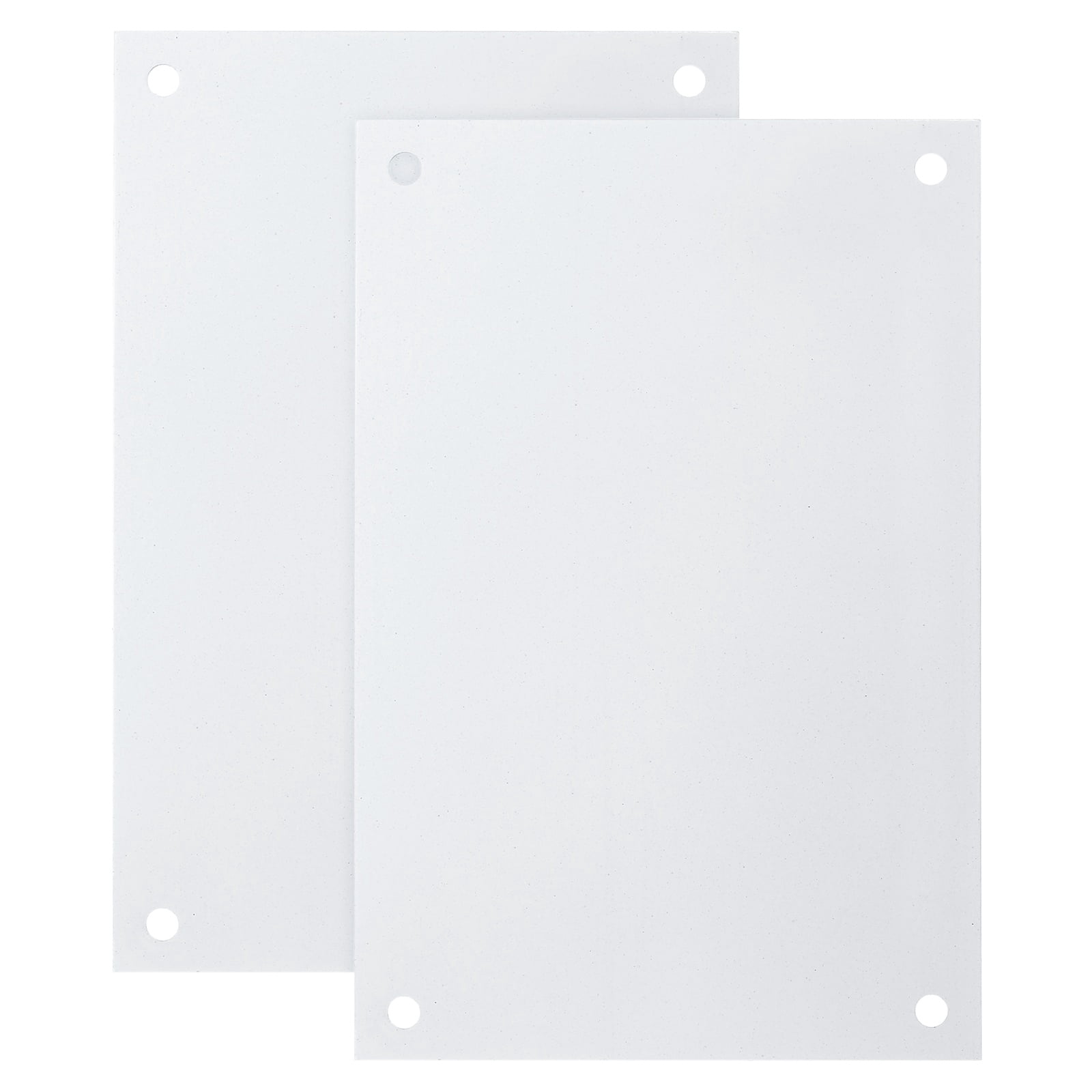 Uxcell 2 Pcs White Blank Metal Sign, 5.9x3.9" Blank Sublimation ...