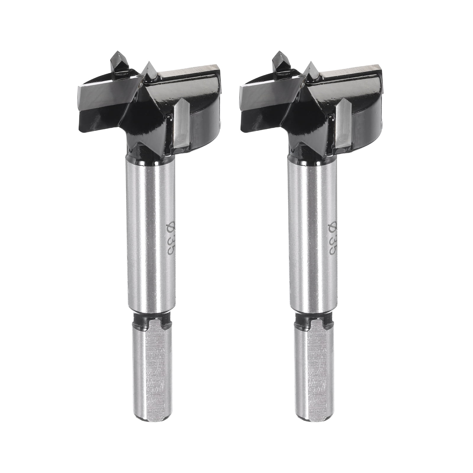 Uxcell 2 Pieces 35mm K30/C1 Tungsten Carbide Wood Hinge Hole Drilling ...