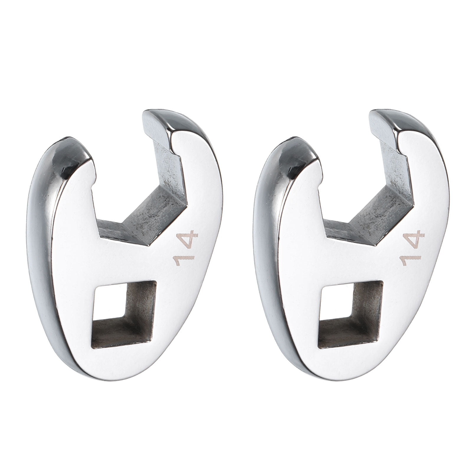 Uxcell 2 Pieces Drive Crowfoot Wrench 3/8" Drive 14mm Metric Flare Nut ...