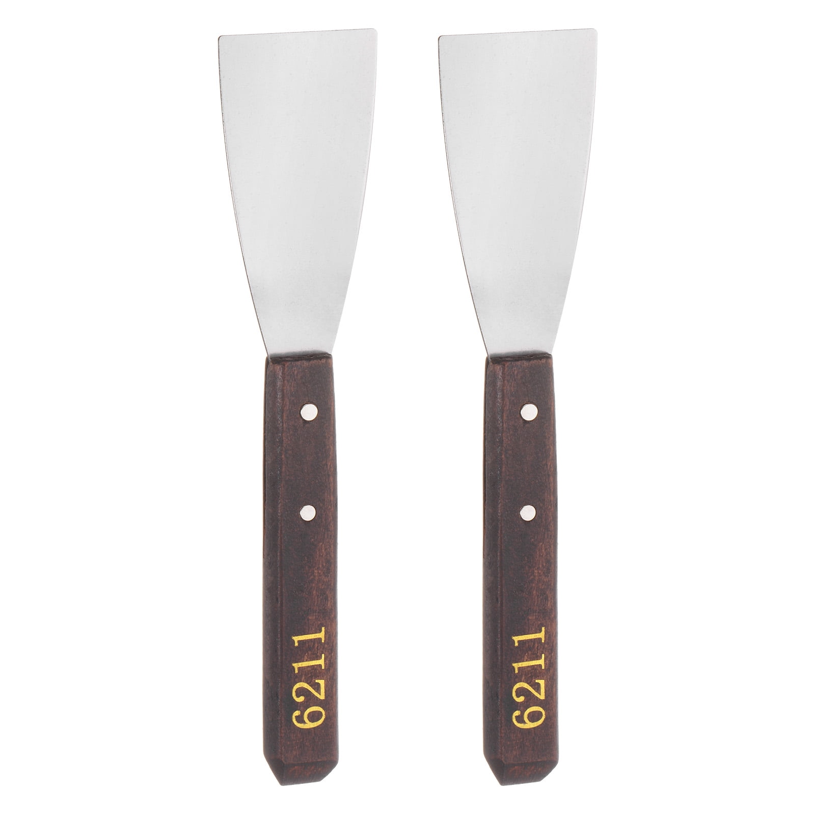 Uxcell 2 Pieces No.6211 Painting Palette Knife Stainless Steel Flat ...