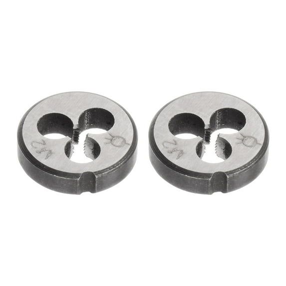 Uxcell 2 Pieces Round Threading Dies M2 x 0.4 Thread Metric Alloy Tool ...