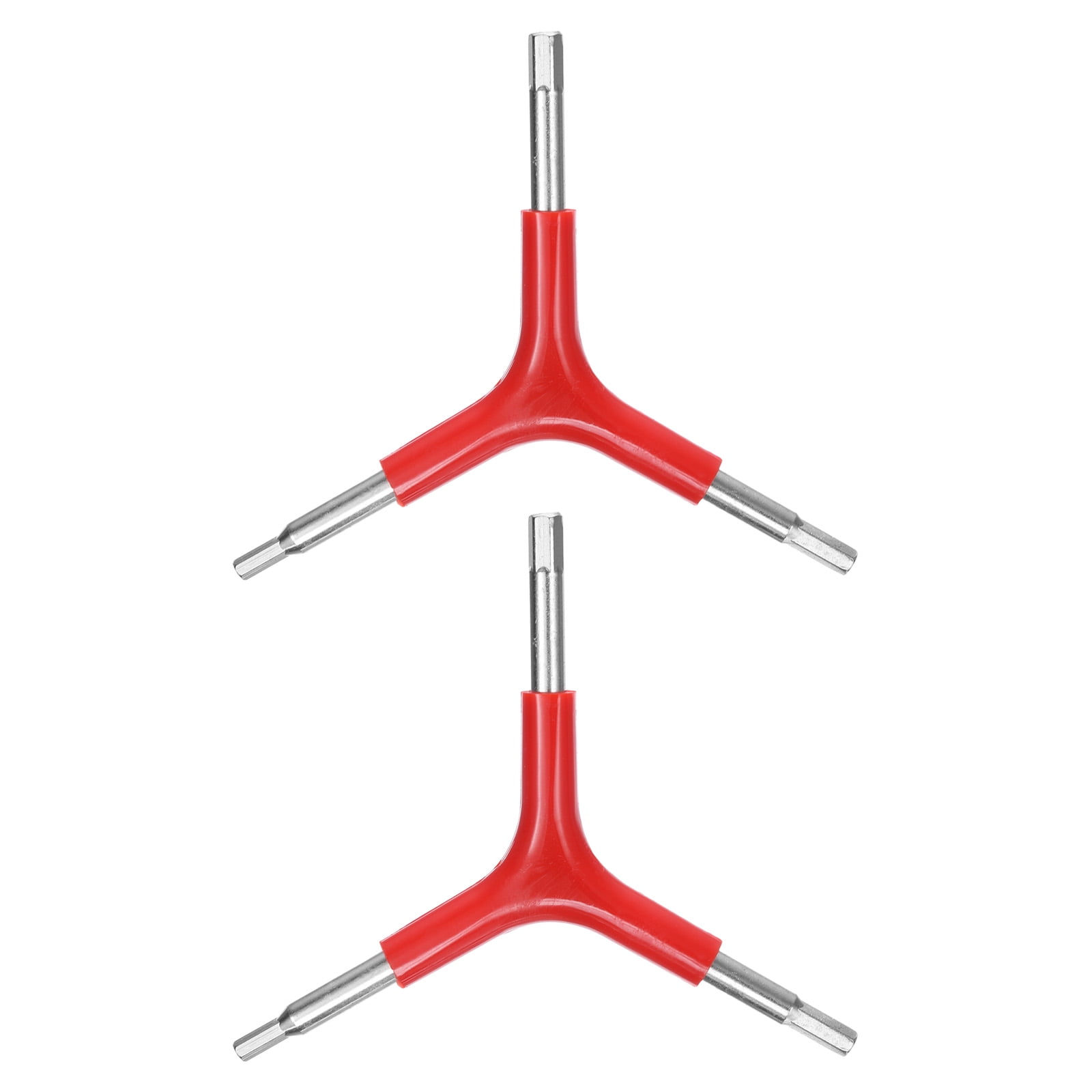 Uxcell 2 Pieces Y-Shaped 3 Way Wrench 4mm 5mm 6mm Y-Type Inner Hexagon ...