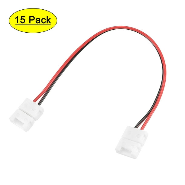 Uxcell 2 Pin 8mm Solderless Strip to Strip Jumper Cable 150mm Length ...