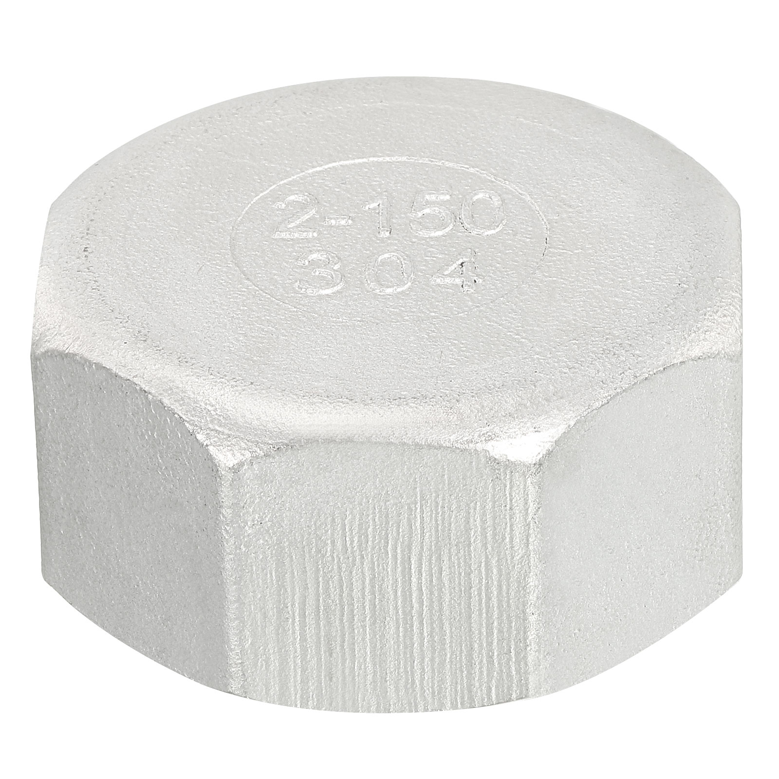 Uxcell 2" Pipe Fitting Cap, 304 Stainless Steel Forged Pipe Cap for DIY ...