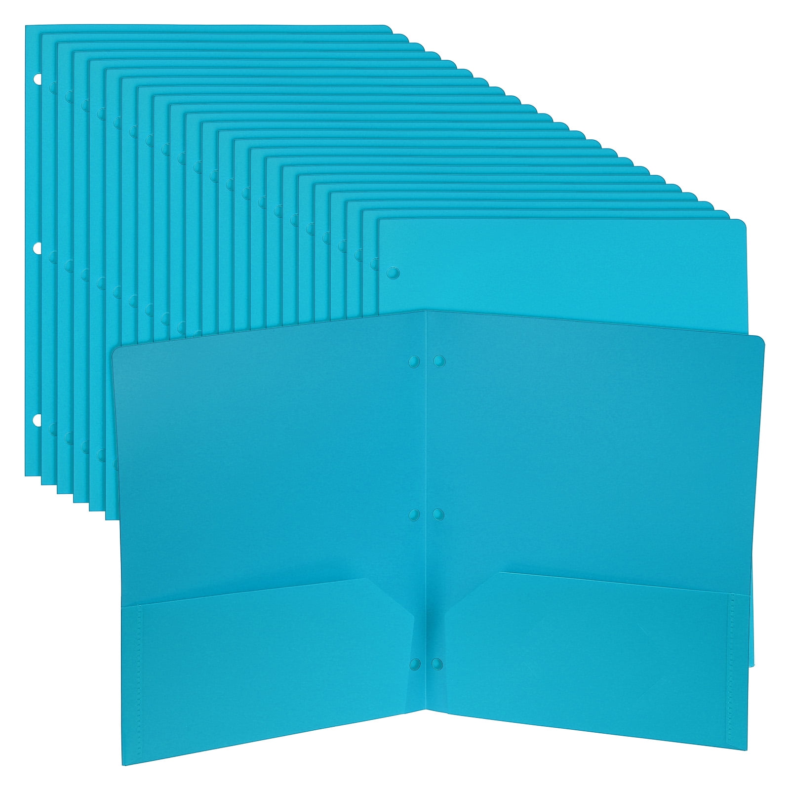 Uxcell Binder Dividers with Pockets, 24 Pack Heavy Duty Plastic Pocket ...