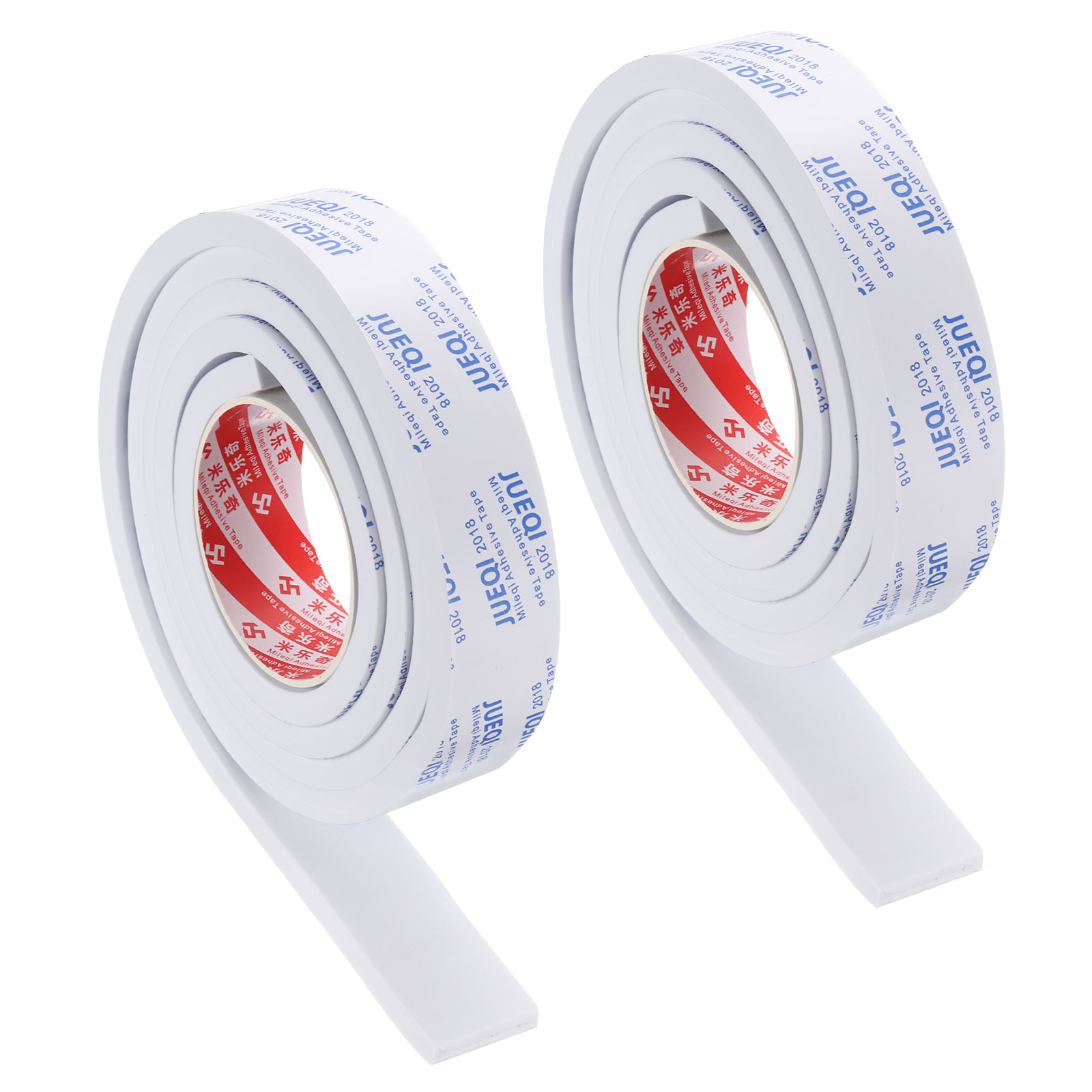 Uxcell 2 Roll 1-9/16"W x 3/8"T x 6.6Ft Self-Adhesive EVA Insulation ...