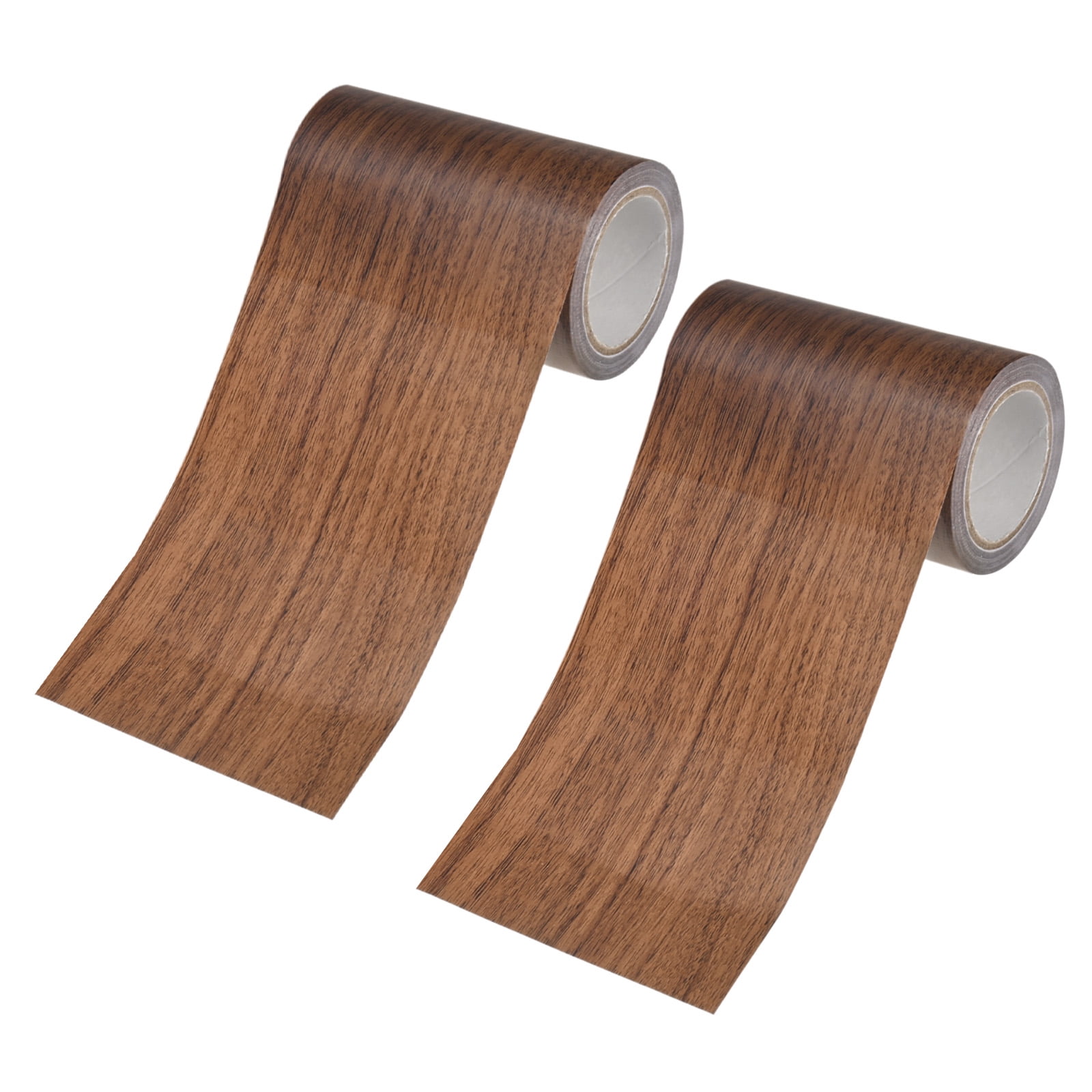 Uxcell 2-Roll Wood Grain Repair Tape, 3.15inch x 15ft Self-Adhesive ...