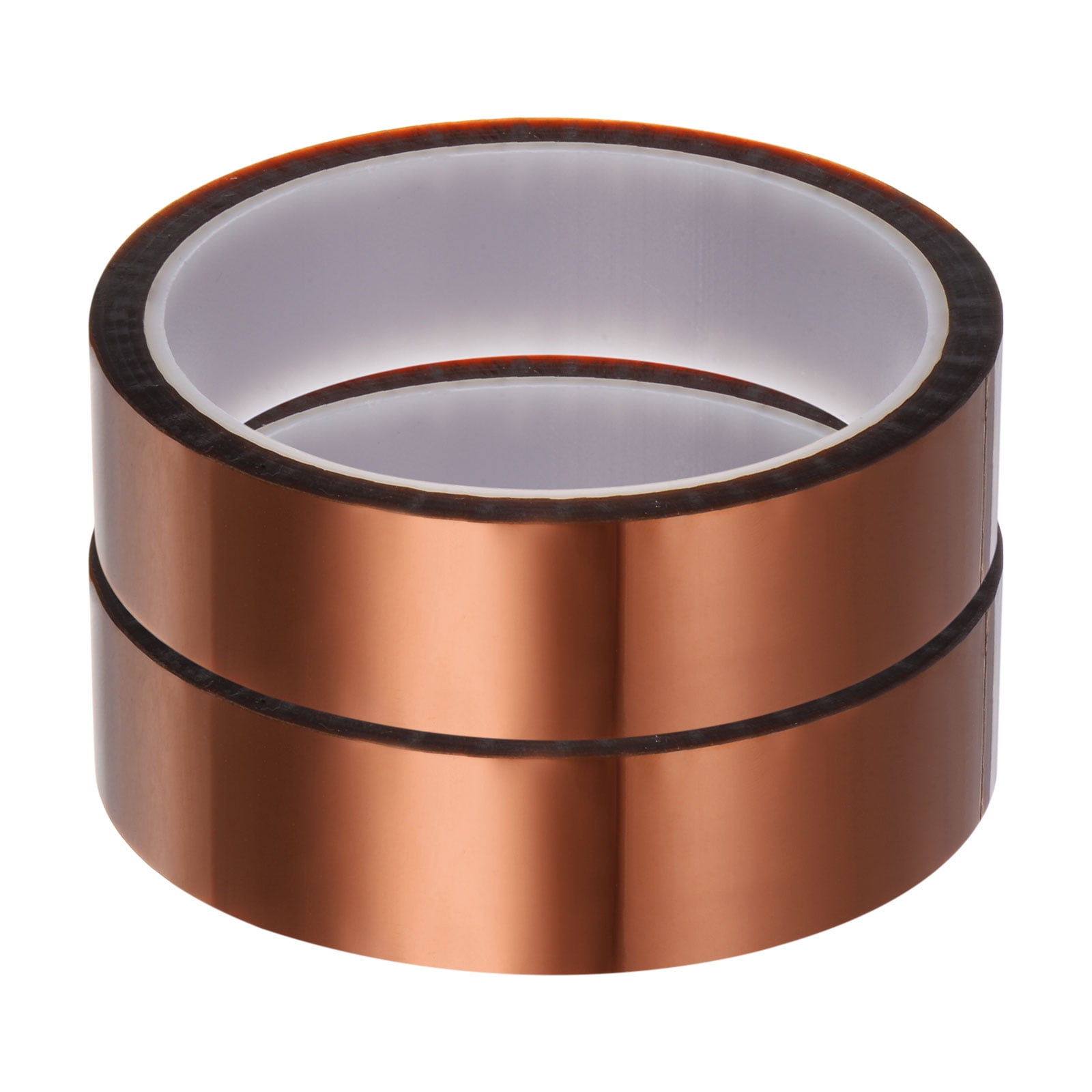 Uxcell 2 Rolls Heat Tape High Temperature Heat Resistant Tape 25mmx33m ...