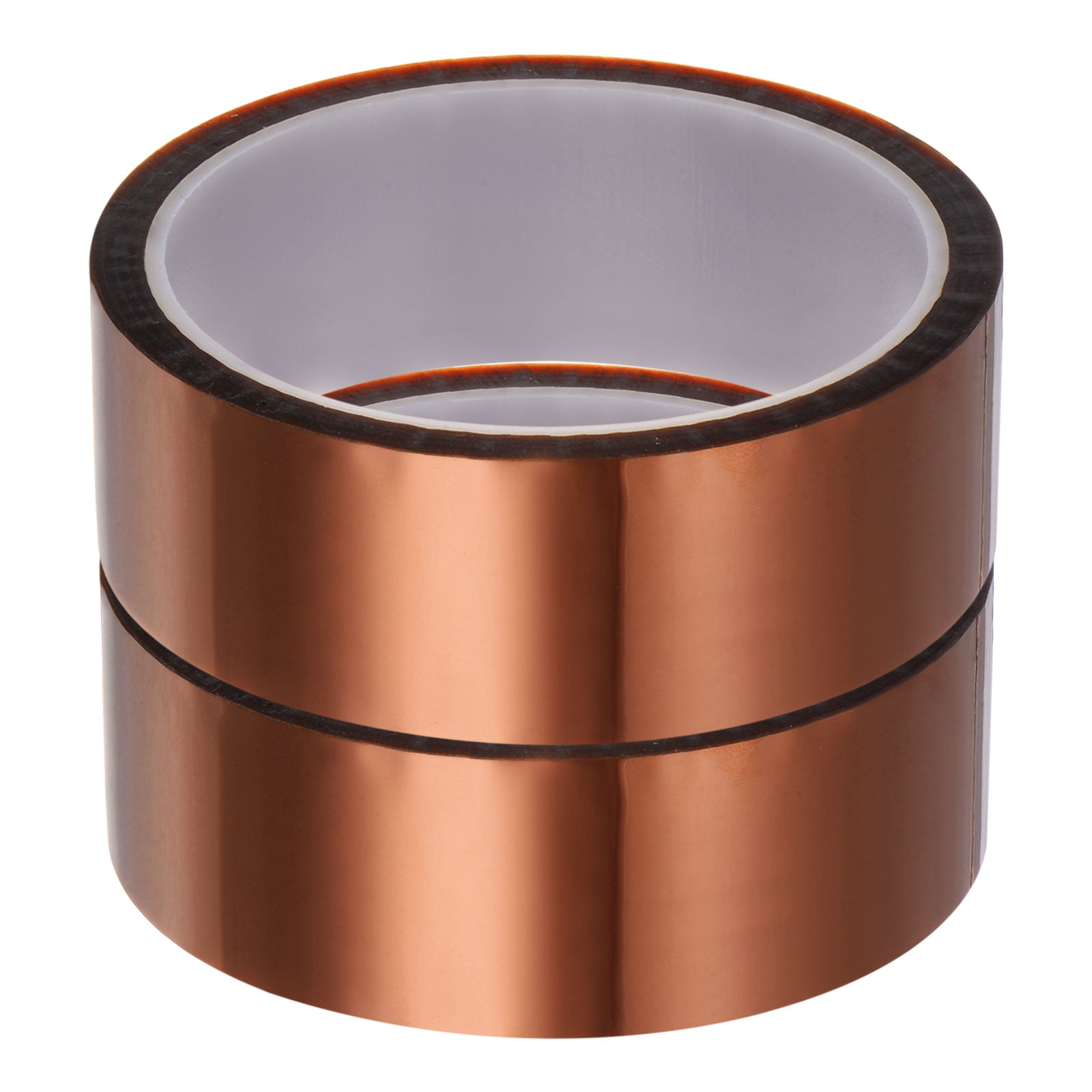Uxcell 2 Rolls Heat Tape High Temperature Heat Resistant Tape 35mmx33m ...