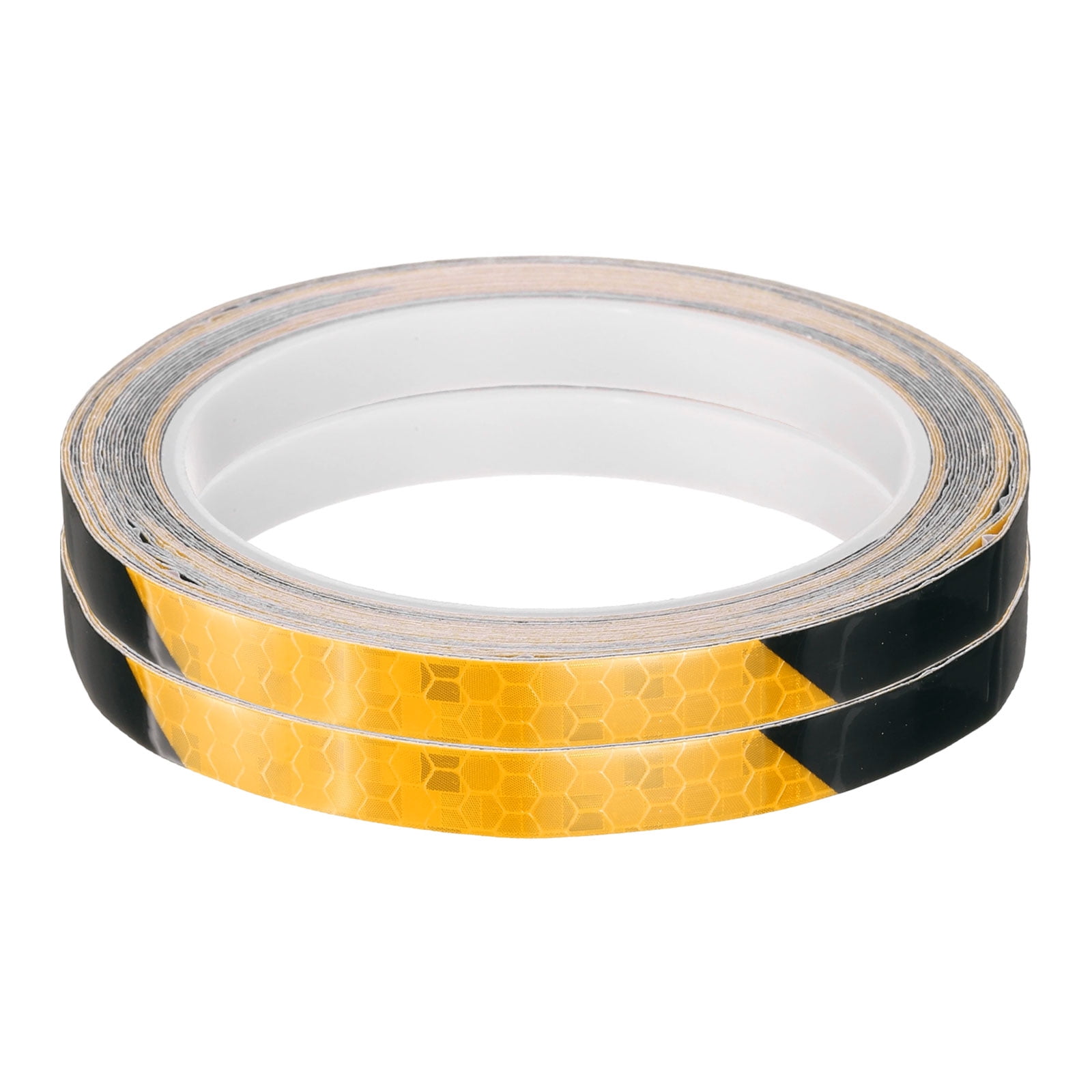 Uxcell 2 Rolls Reflective Tape 0.4"x26ft Adhesive Night Safety Warning ...