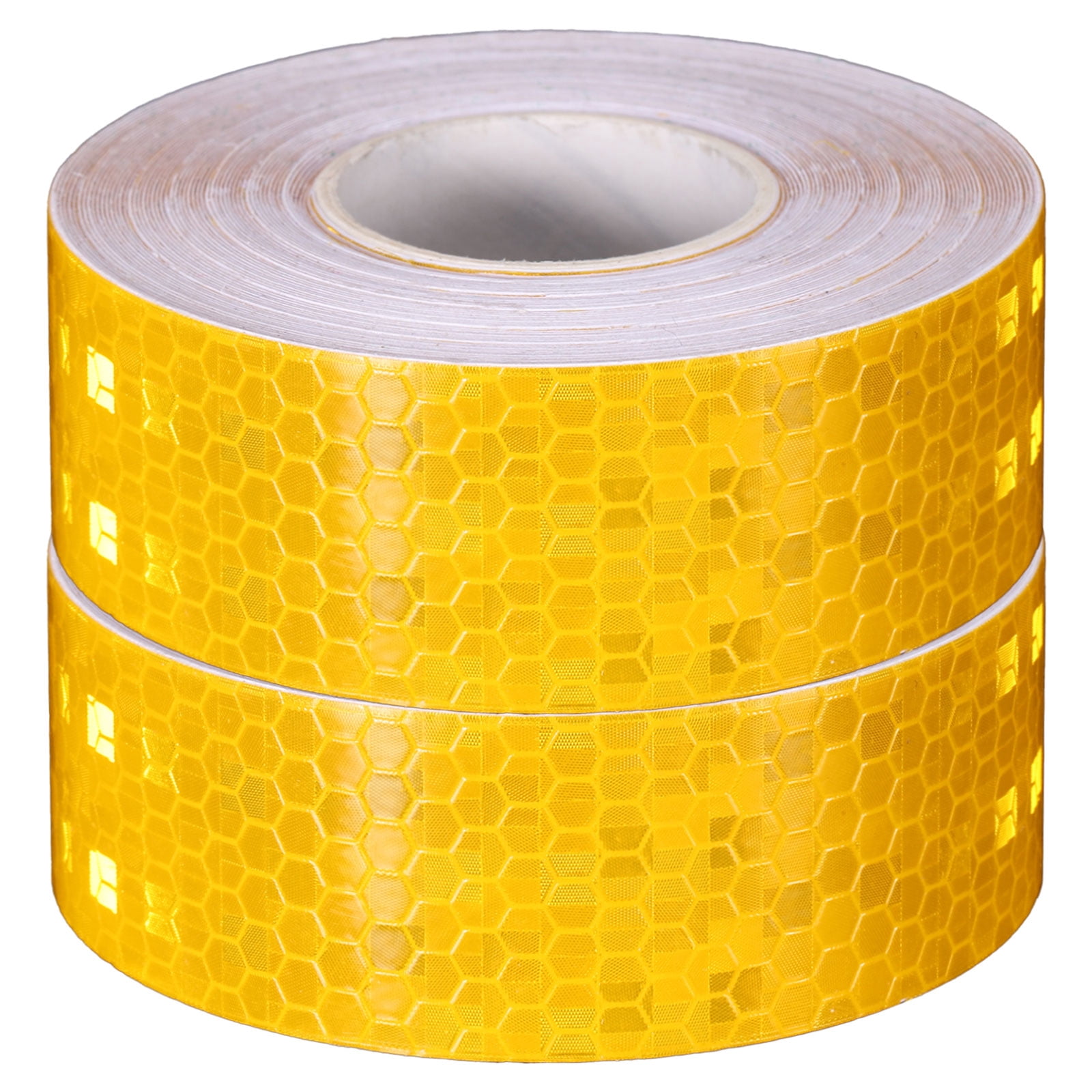 Uxcell 2 Rolls Reflective Tape 1"x33ft Adhesive Night Safety Warning ...