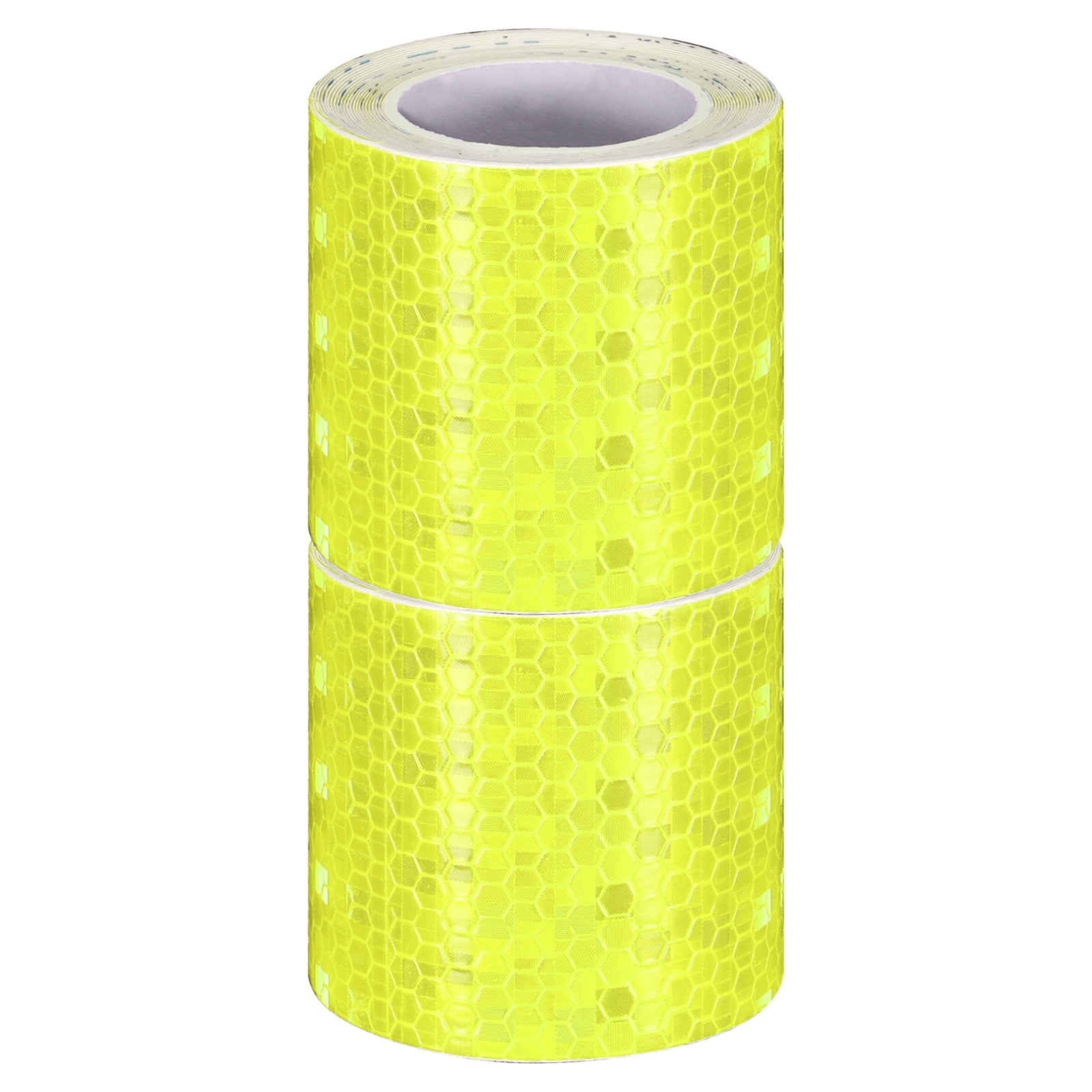 Uxcell 2 Rolls Reflective Tape 2"x10ft Adhesive Night Safety Warning ...