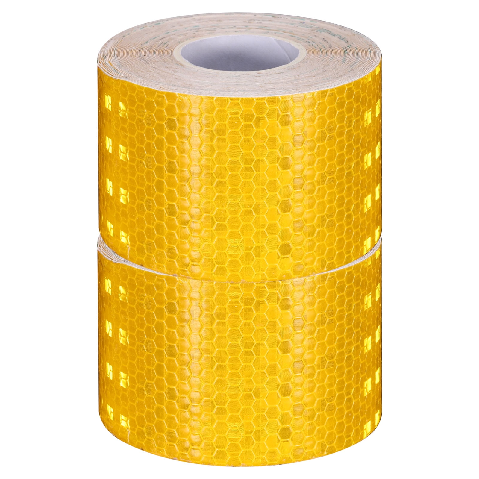 Uxcell 2 Rolls Reflective Tape 2"x33ft Adhesive Night Safety Warning ...