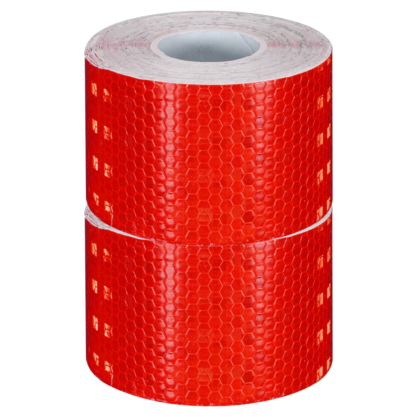 Uxcell 2 Rolls Reflective Tape 2"x33ft Adhesive Night Safety Warning ...