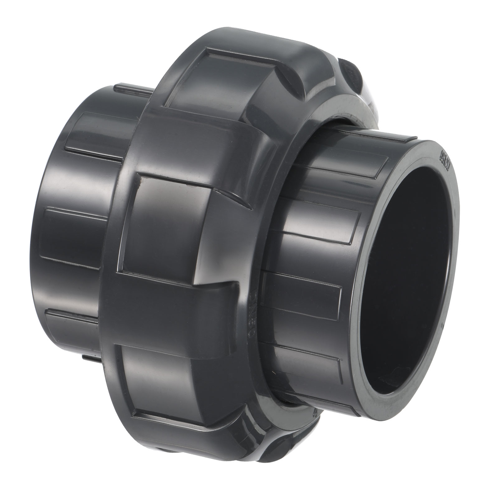 Uxcell 2" SCH80 UPVC Union Pipe Fitting Straight Socket Joint Connector ...