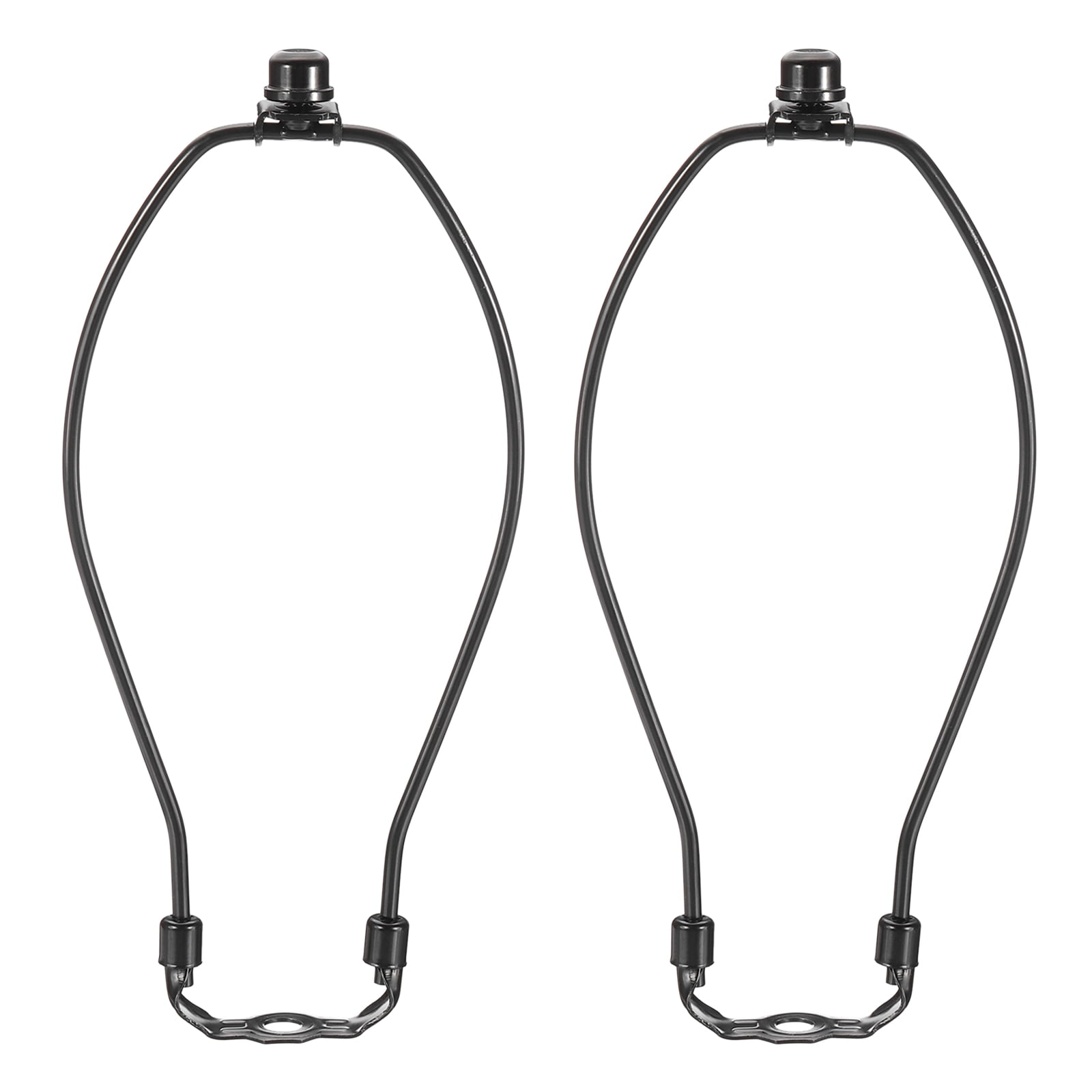 Uxcell 2 Set 10 Inch Lamp Harp with 3/8 Standard Saddle and Lamp Shade ...