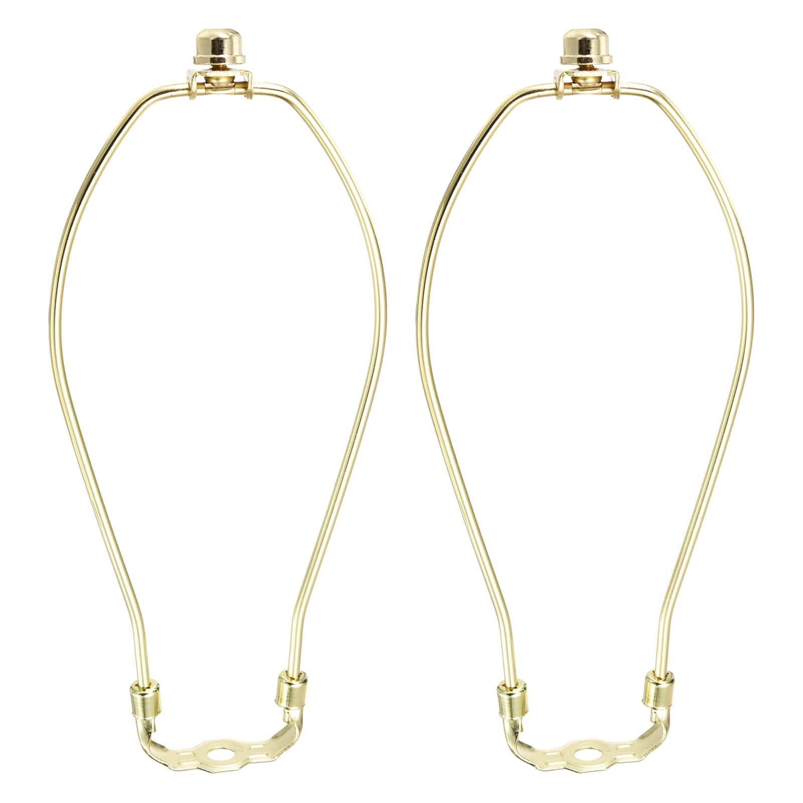 Uxcell 2 Set 10 Inch Lamp Harp with 3/8 Standard Saddle and Lamp Shade ...