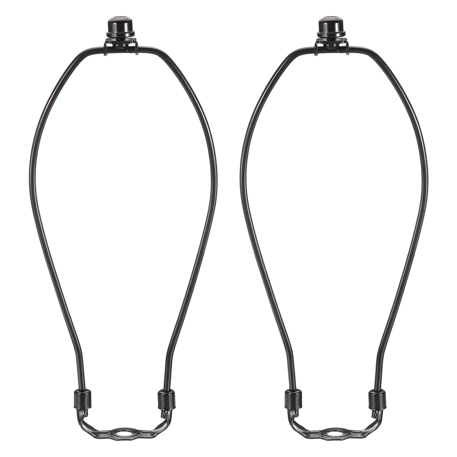 Uxcell 2 Set 11 Inch Lamp Harp with 3/8 Standard Saddle and Lamp Shade ...