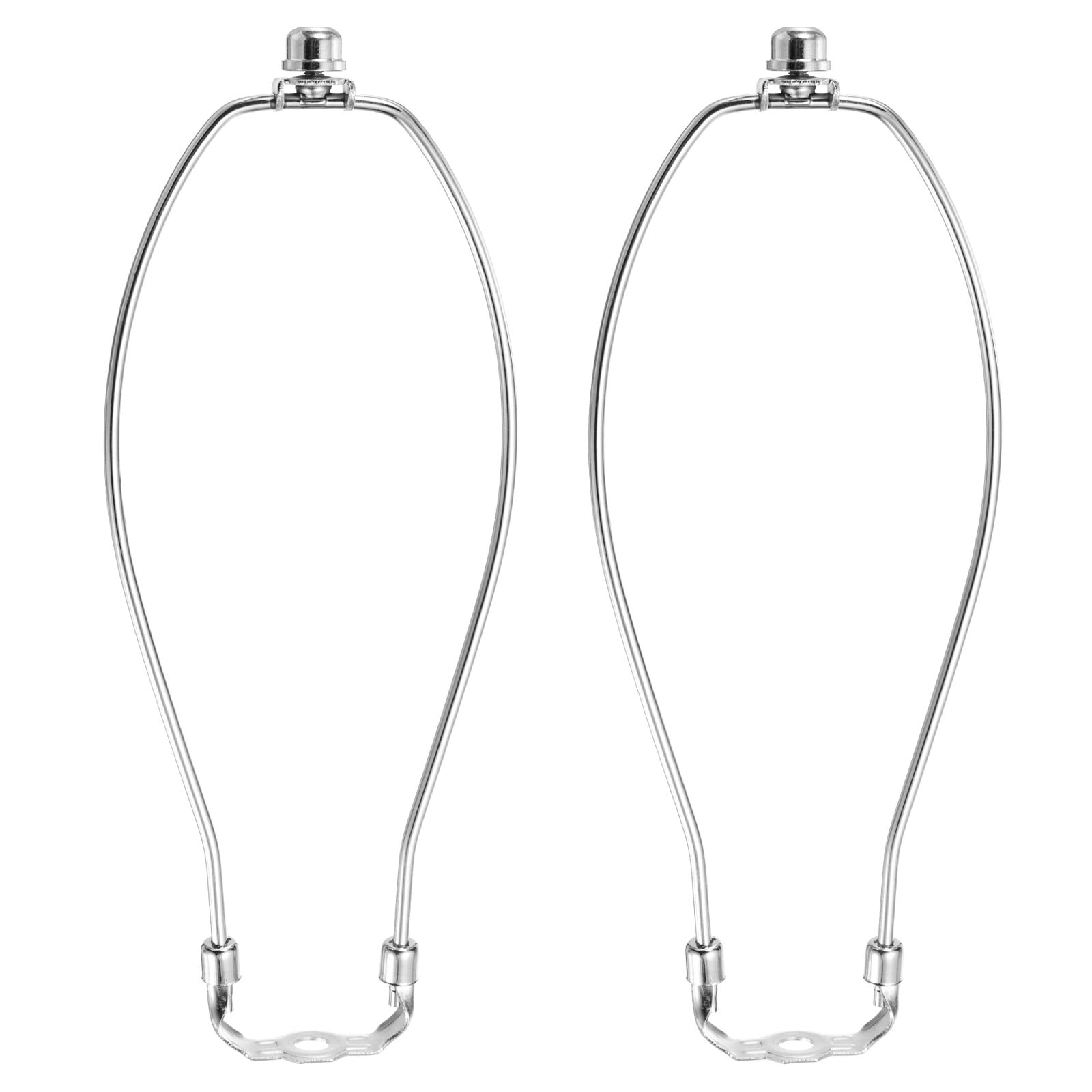 Uxcell 2 Set 11 Inch Lamp Harp with 3/8 Standard Saddle and Lamp Shade ...