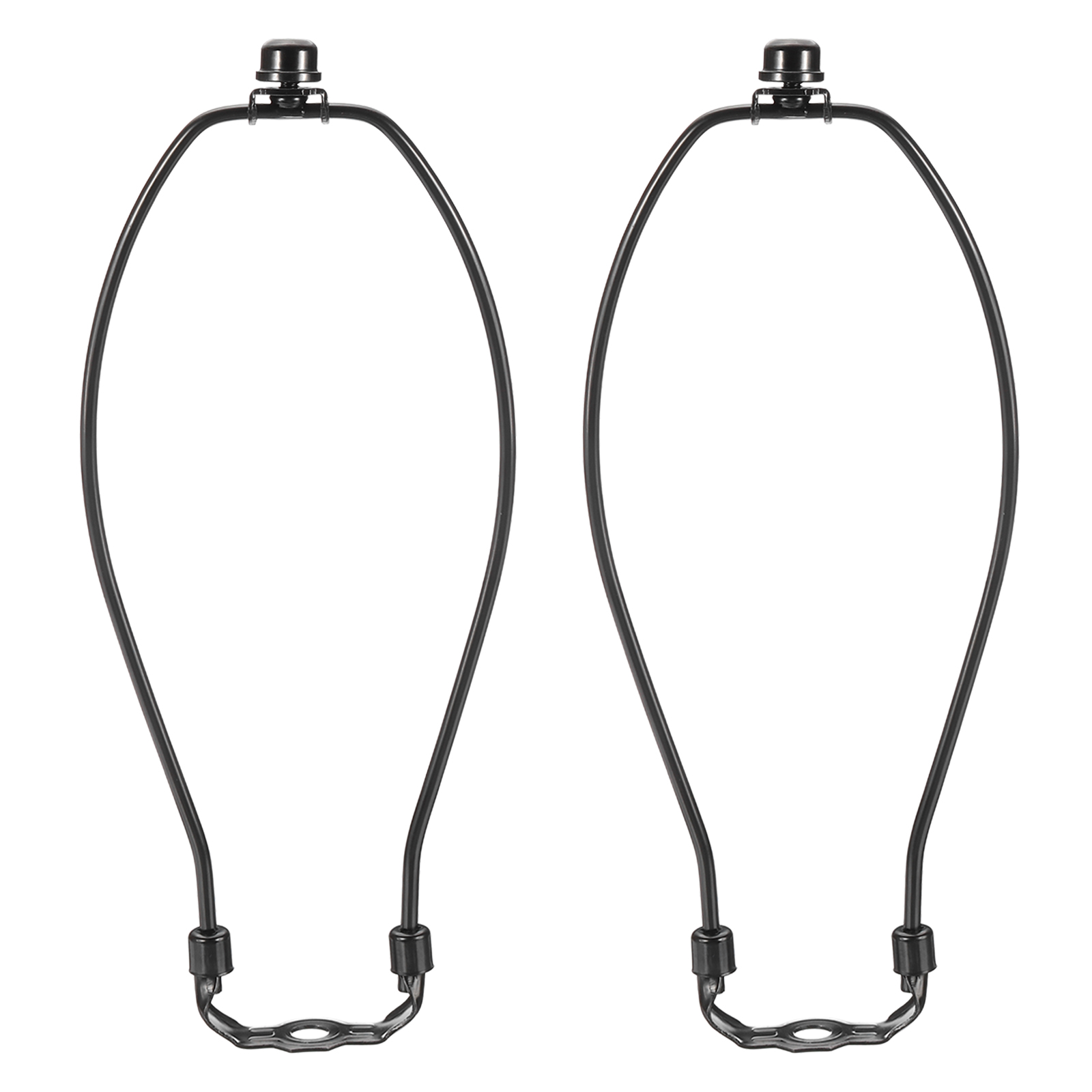 Uxcell 2 Set 12 Inch Lamp Harp with 3/8 Standard Saddle and Lamp Shade ...