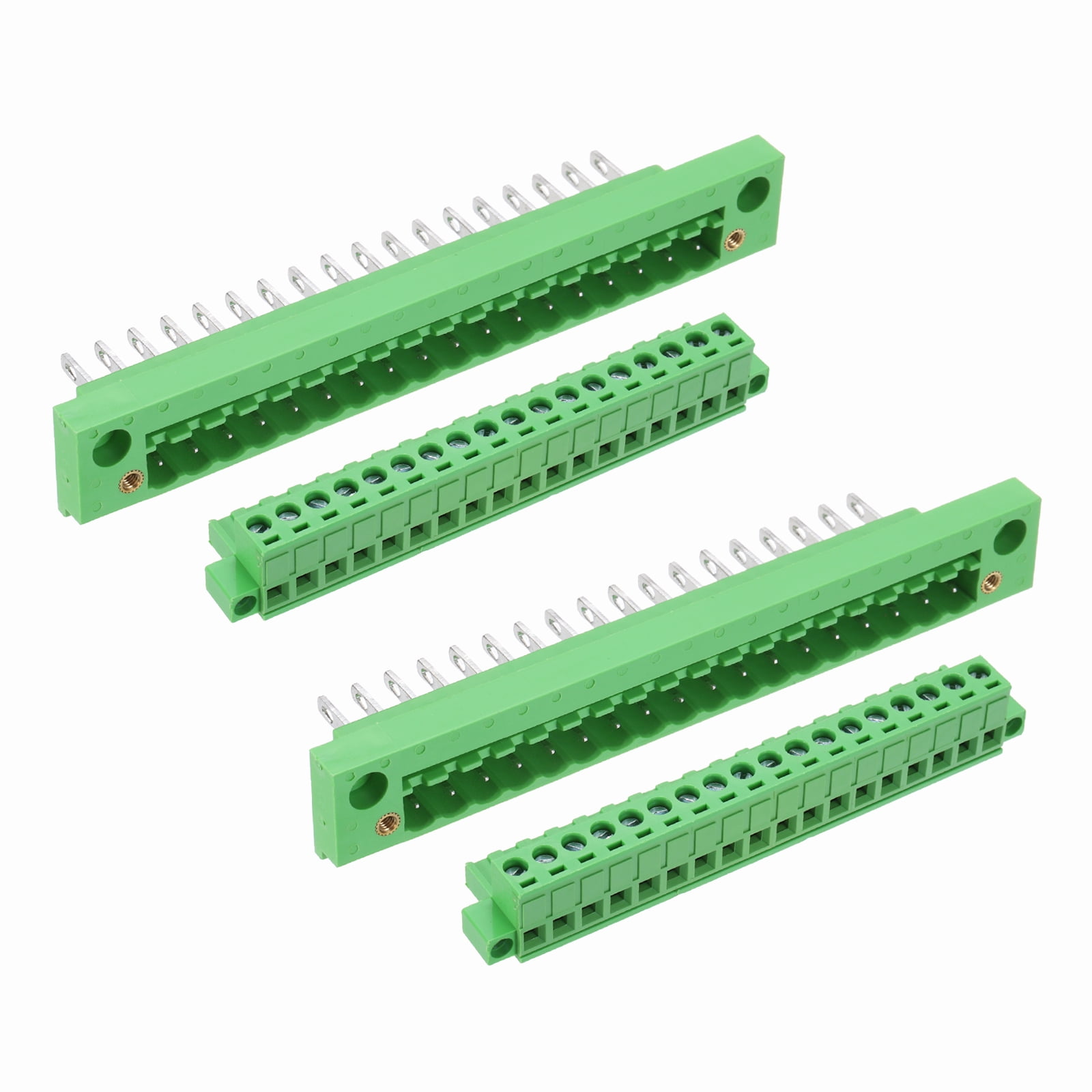 Uxcell 2 Set 18-Pin 5.08mm Pitch Pluggable Screw Terminal Block ...