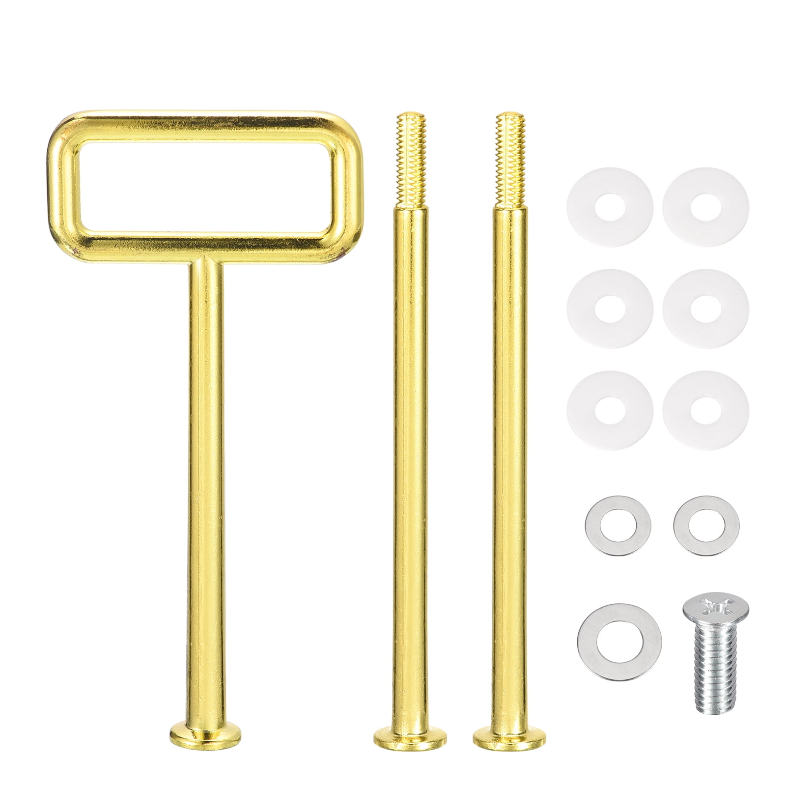 Uxcell 2 Set 3-Tier Cupcake Stand Hardware Handles, Zinc alloy Cake ...