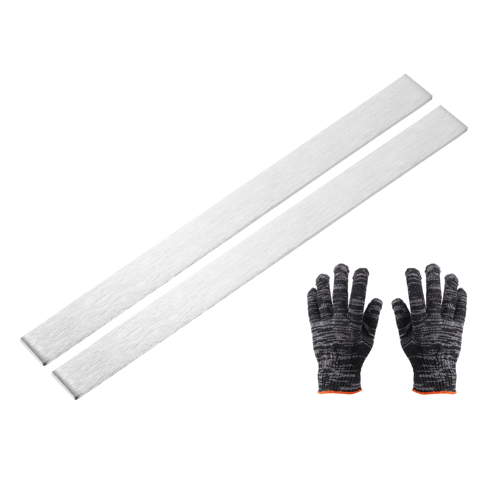 Uxcell 2 Set 316 Stainless Steel Flat Bar, 1/8"(3mm)T x 9/16"(15mm)W x ...