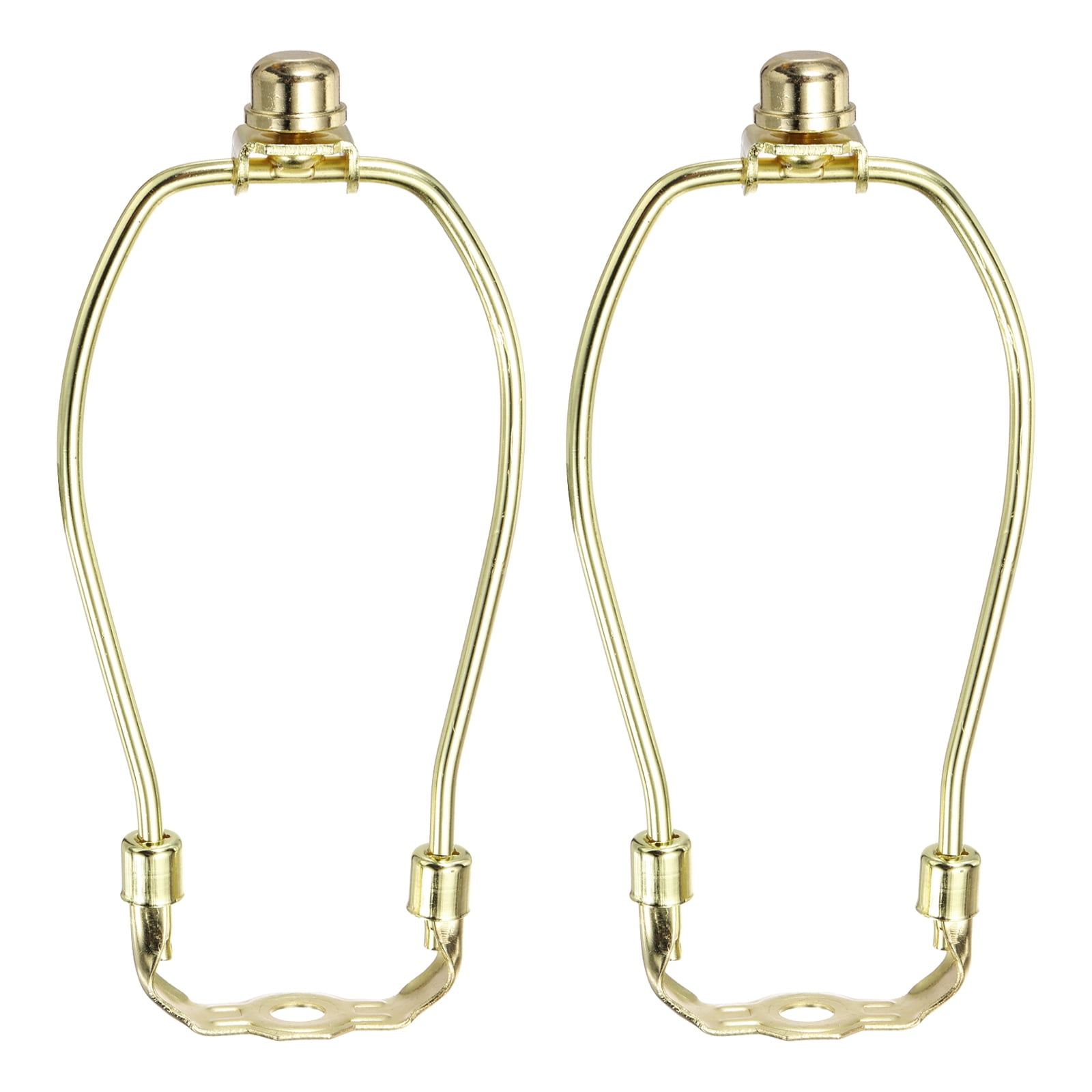 Uxcell 2 Set 6 Inch Lamp Harp with 3/8 Standard Saddle and Lamp Shade ...