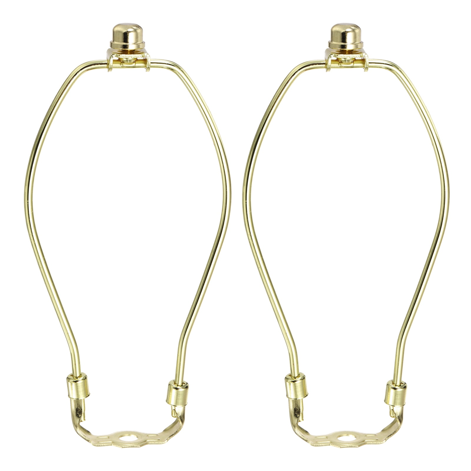 Uxcell 2 Set 8 Inch Lamp Harp with 3/8 Standard Saddle and Lamp Shade ...