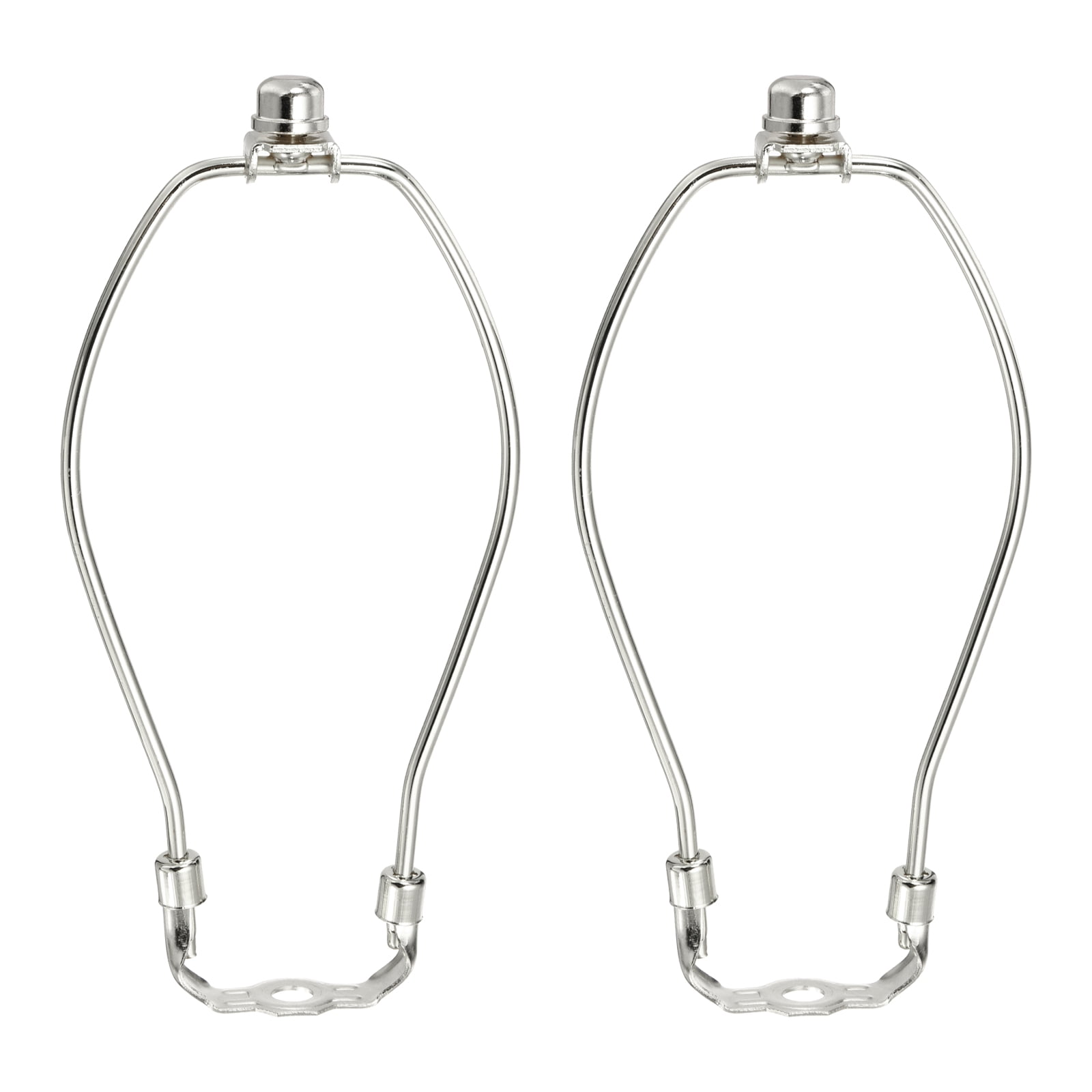 Uxcell 2 Set 8 Inch Lamp Harp with 3/8 Standard Saddle and Lamp Shade ...