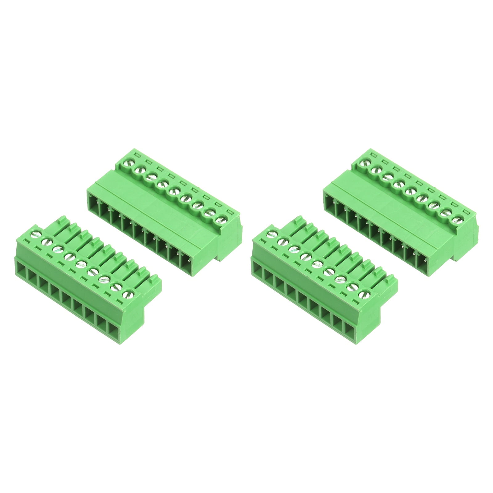 Uxcell 2 Set 9 Pin 3.5mm Pitch PCB Mount Screw Terminal Block Connector ...