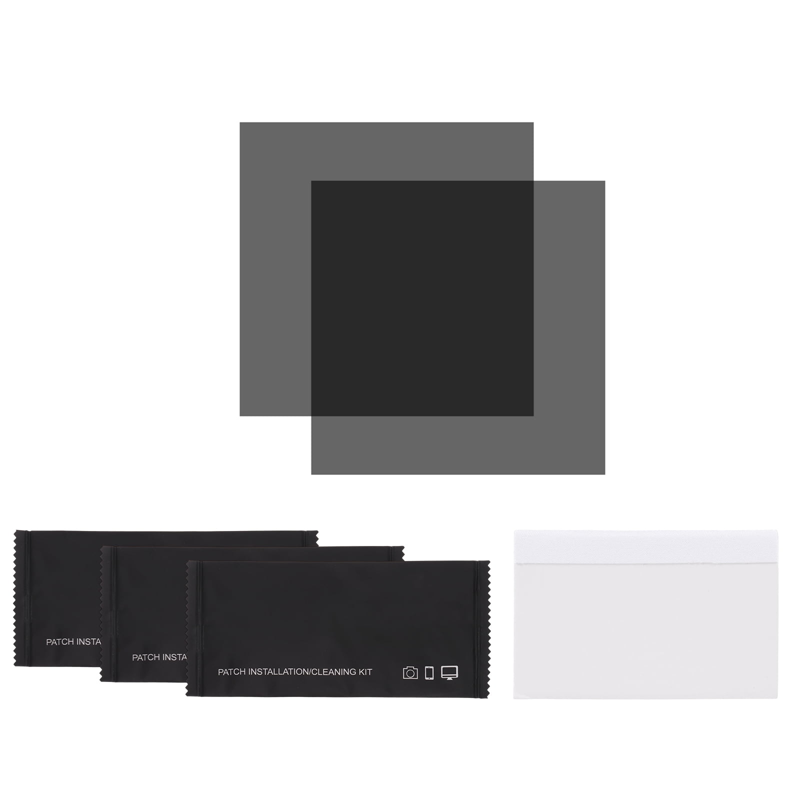 Uxcell 2 Set Polarized Film, 2 x 2 Inch Universal Adhesive Polarized ...