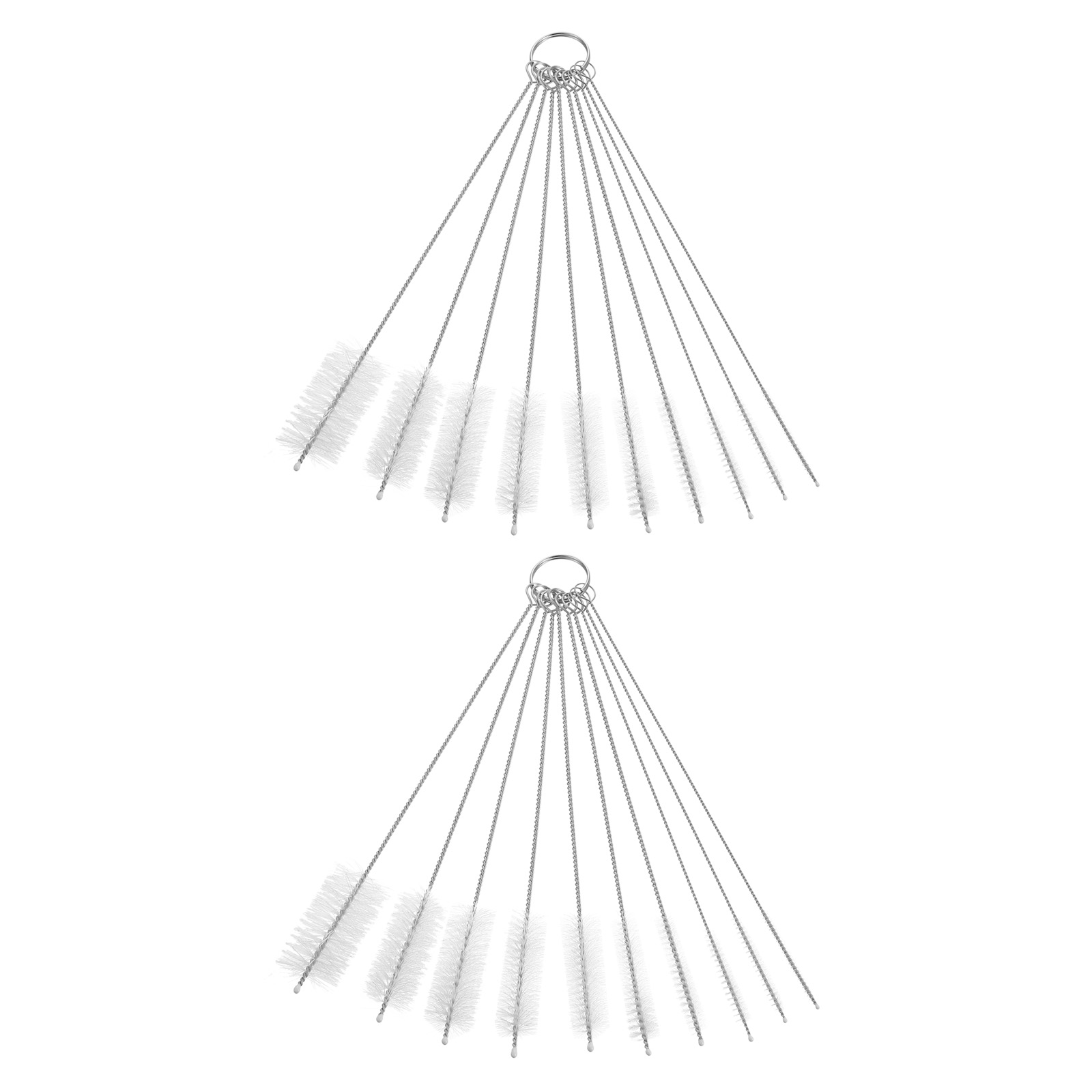 Uxcell 2 Set of Straw Cleaner Brush, 8.3" Nylon Tube Pipe Cleaners Set ...