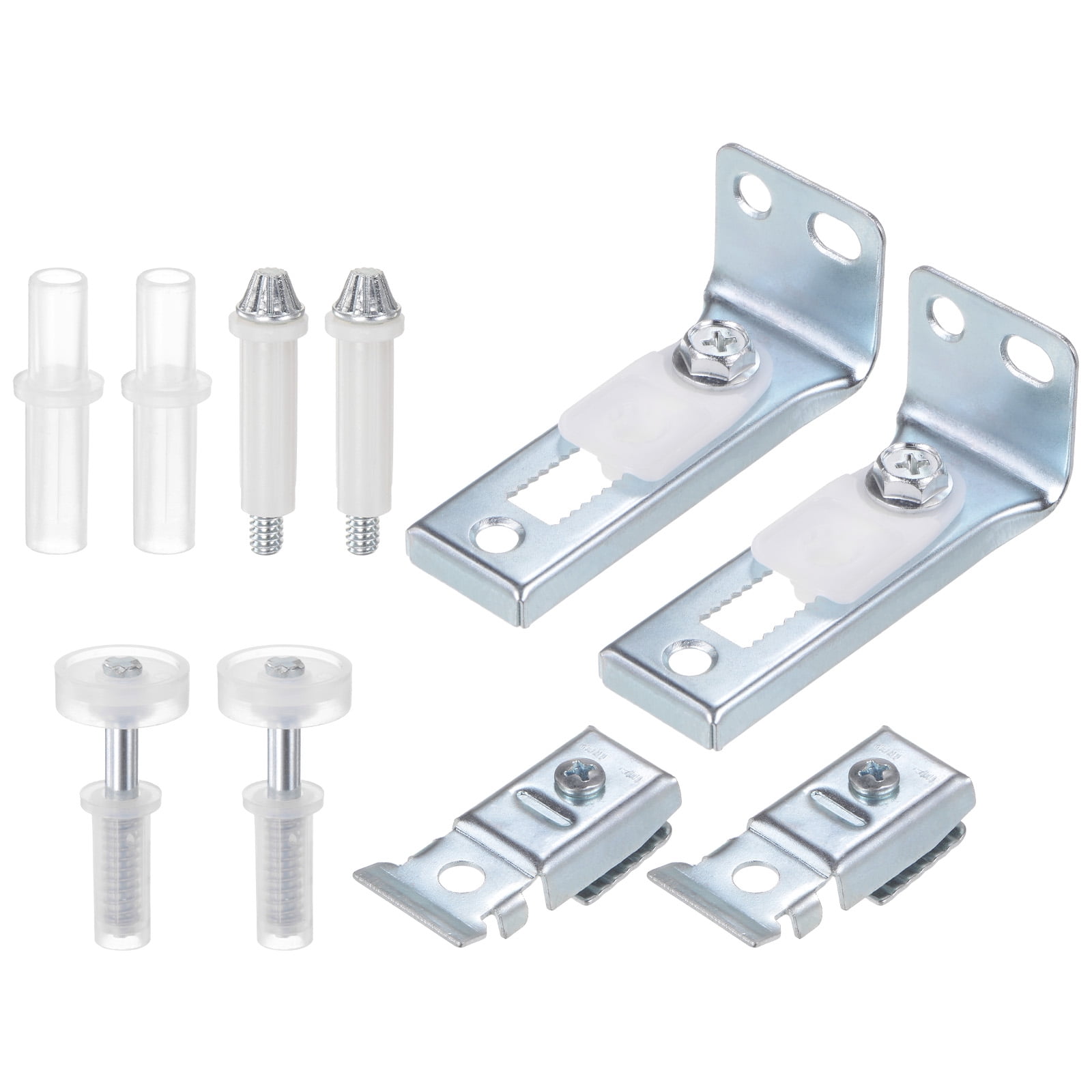 Uxcell 2 Sets BiFold Door Hardware Kit Include Top & Bottom Pivot ...