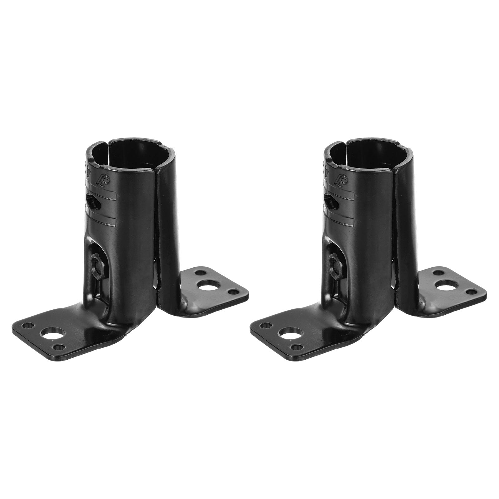 Uxcell 2 Sets Pipe Clamp Connector, 89 x 32mm End Rail Clamps Fit 1-1/8 ...