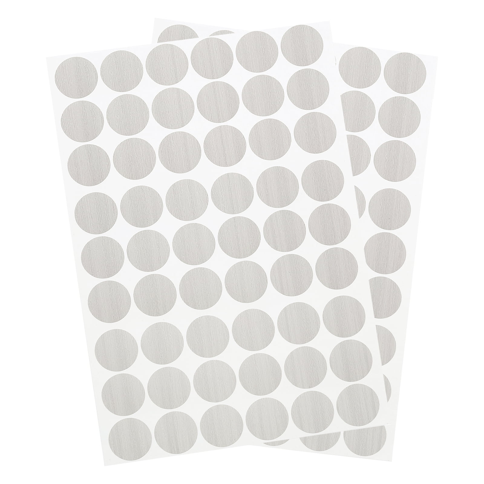 Uxcell 2 Sheets/108Pcs Screw Hole Stickers, 21mm Textured Grey Self ...