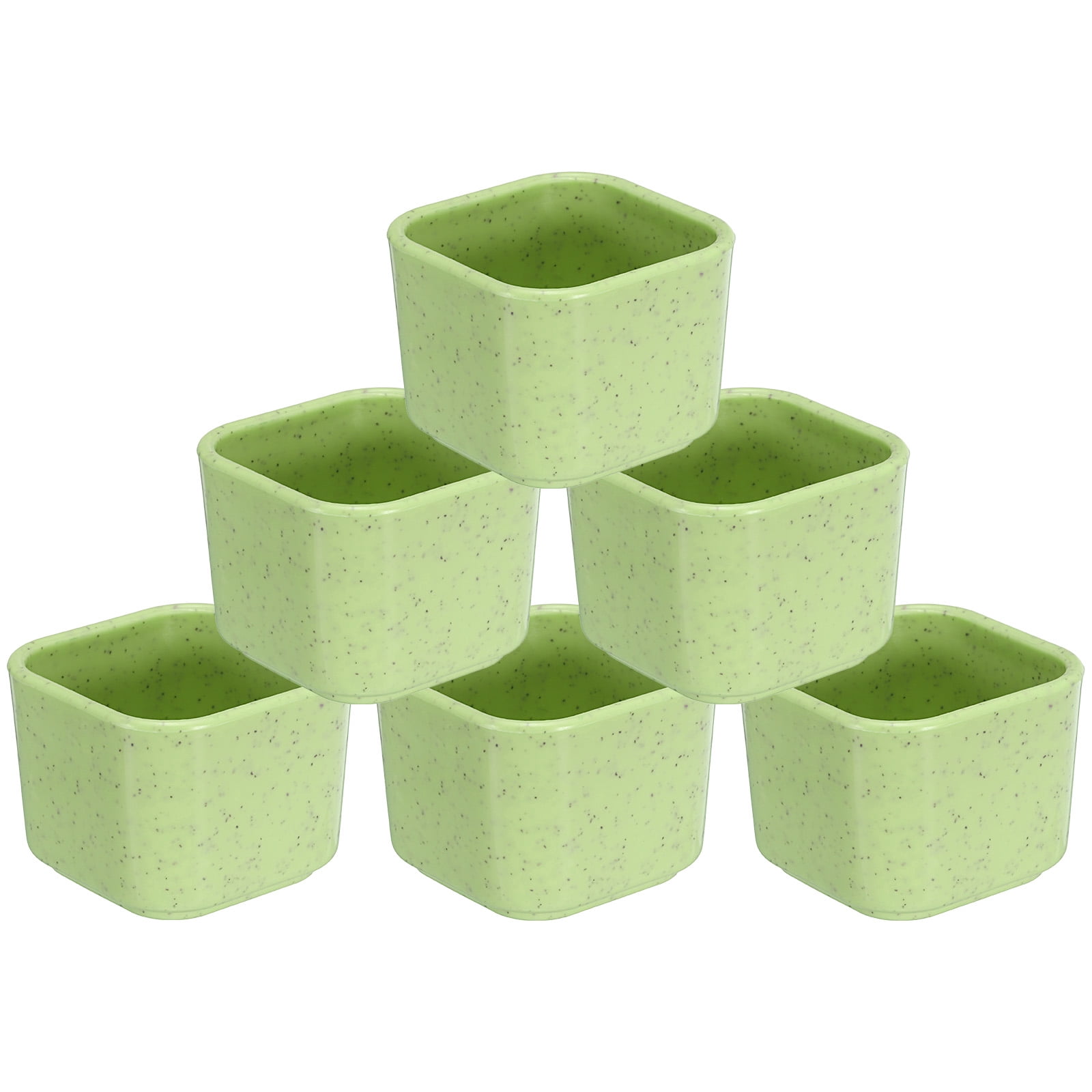 Uxcell 2" Square Plastic Succulent Planter with Drainage Flowerpot ...