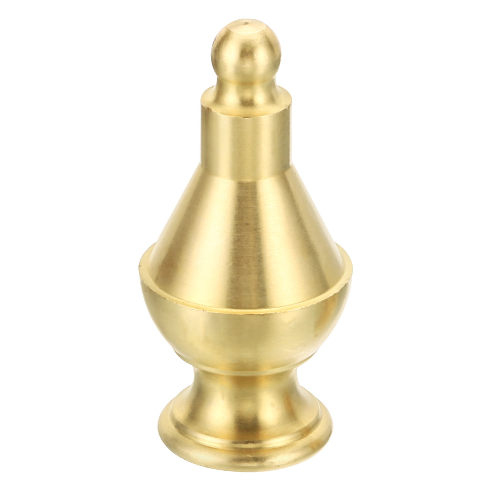 Uxcell 2" Tall Brass Lamp Finials Cap Knob 1 Set Lamp Screw Holder ...