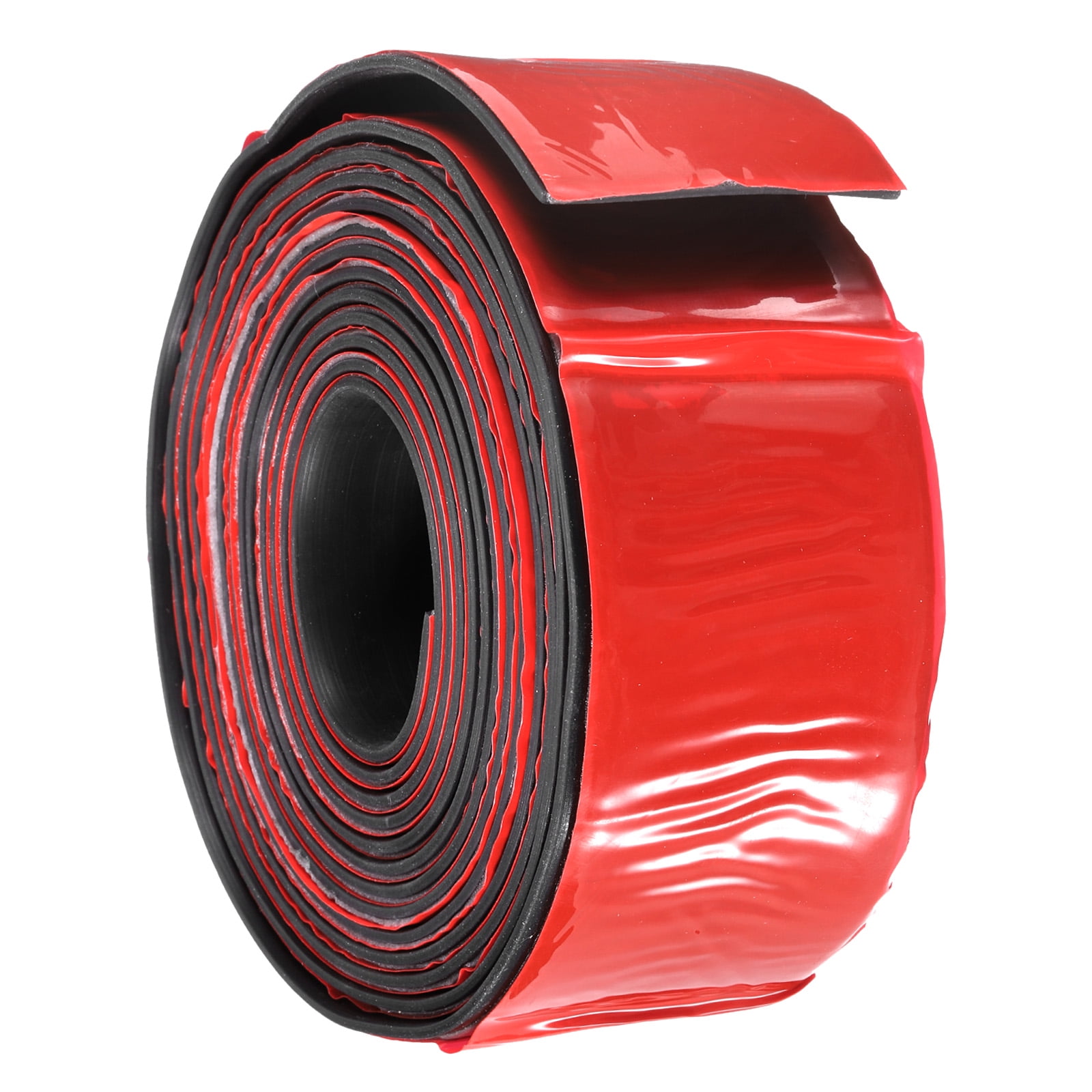 Uxcell 2"W x 1/16"T x 10'L Adhesive Rubber Strips Solid Neoprene Rubber ...